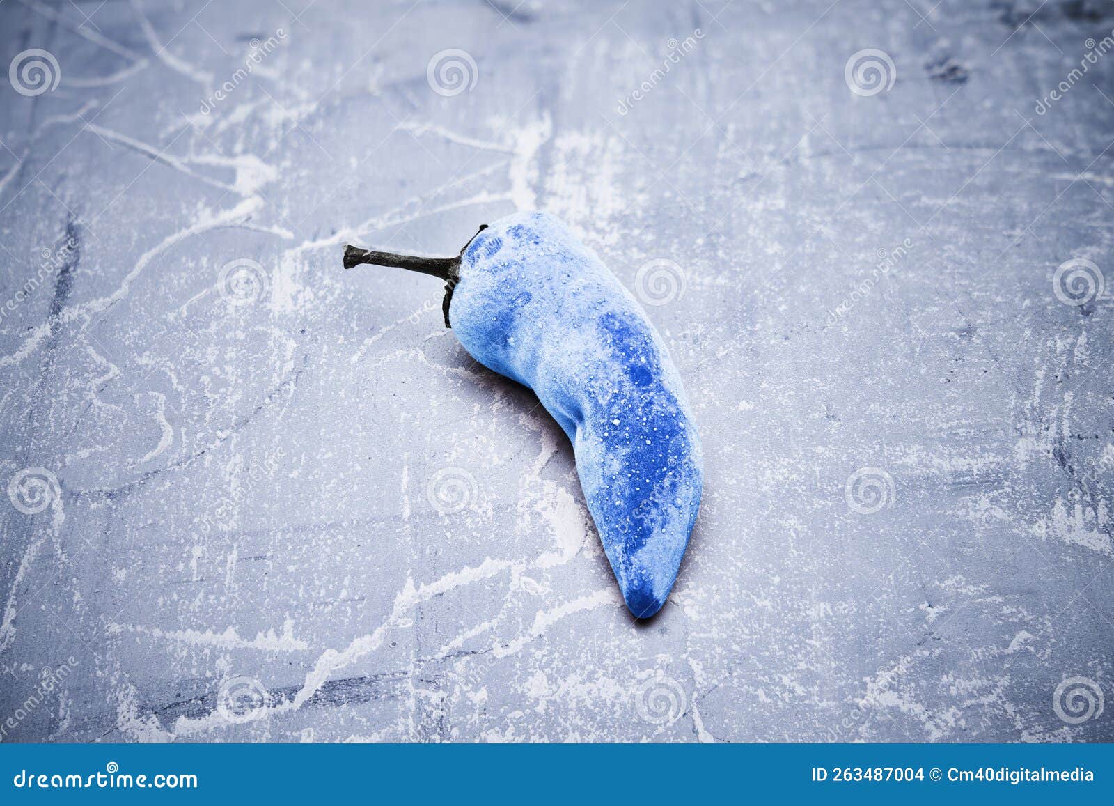 Frozen Cold Chili on Cold Background Stock Photo - Image of organic ...