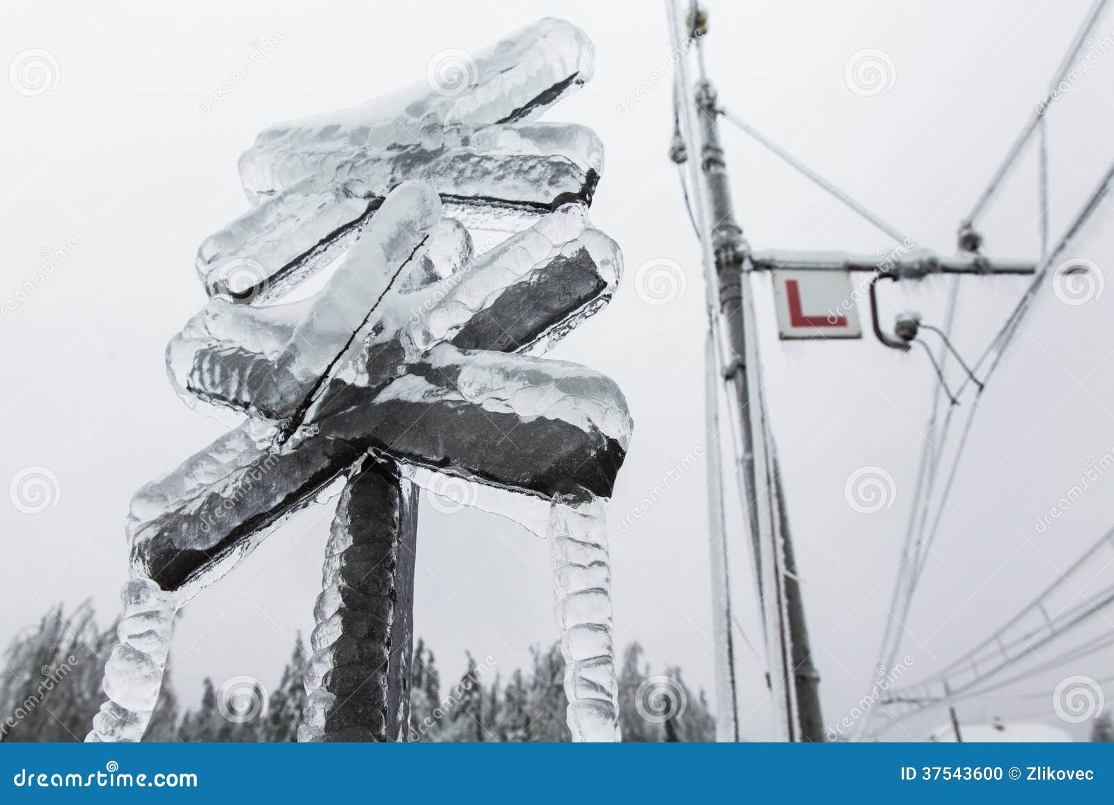 Frozen Electrical Utility Meter Stock Photo | CartoonDealer.com #139482726