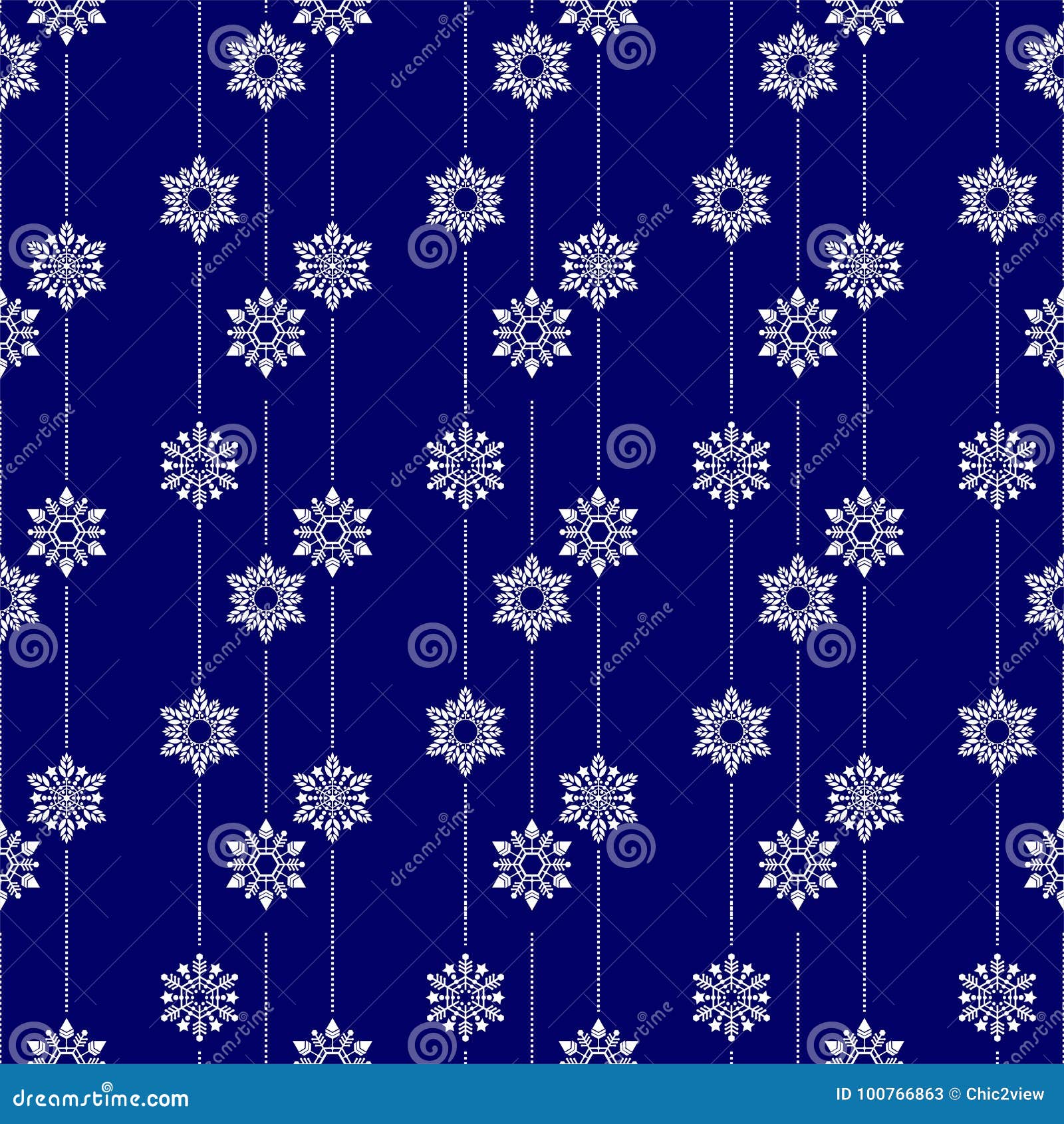 Frozen Crystal Snowflake Basic Vertical Line Seamless Pattern Texture ...
