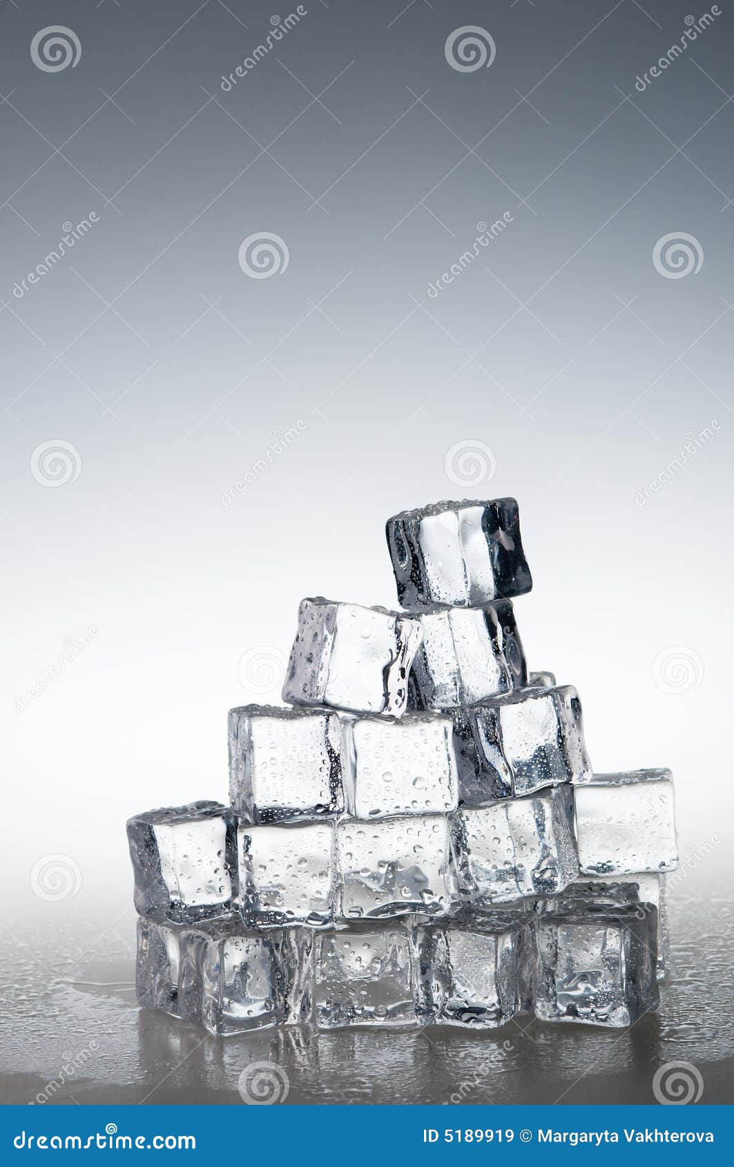 Frozen Crystal Transparent Ice Cubes Stock Image - Image of crystal ...