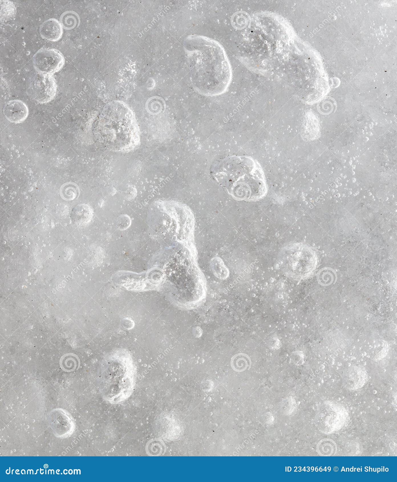 Frozen Crystals of Snow and Ice As an Abstract Background. Stock Image ...