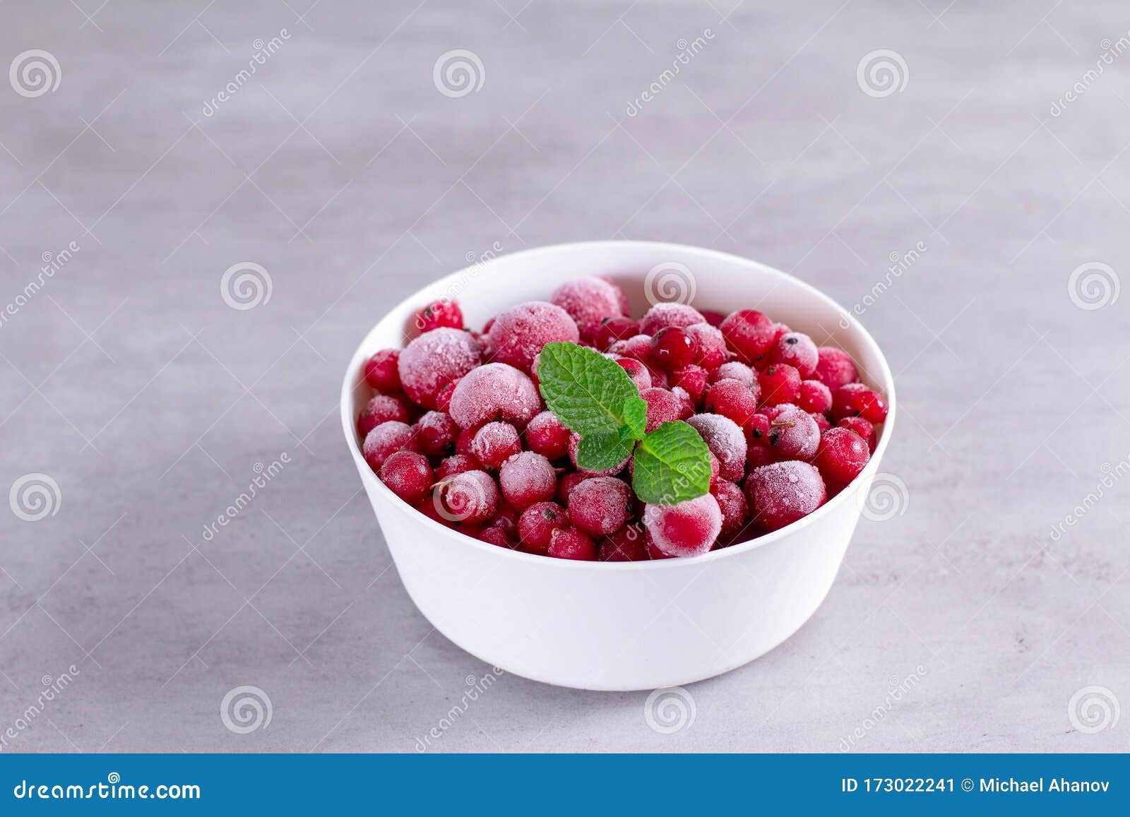 Frozen Currants. Frozen Berries in a Bowl Stock Image - Image of ...