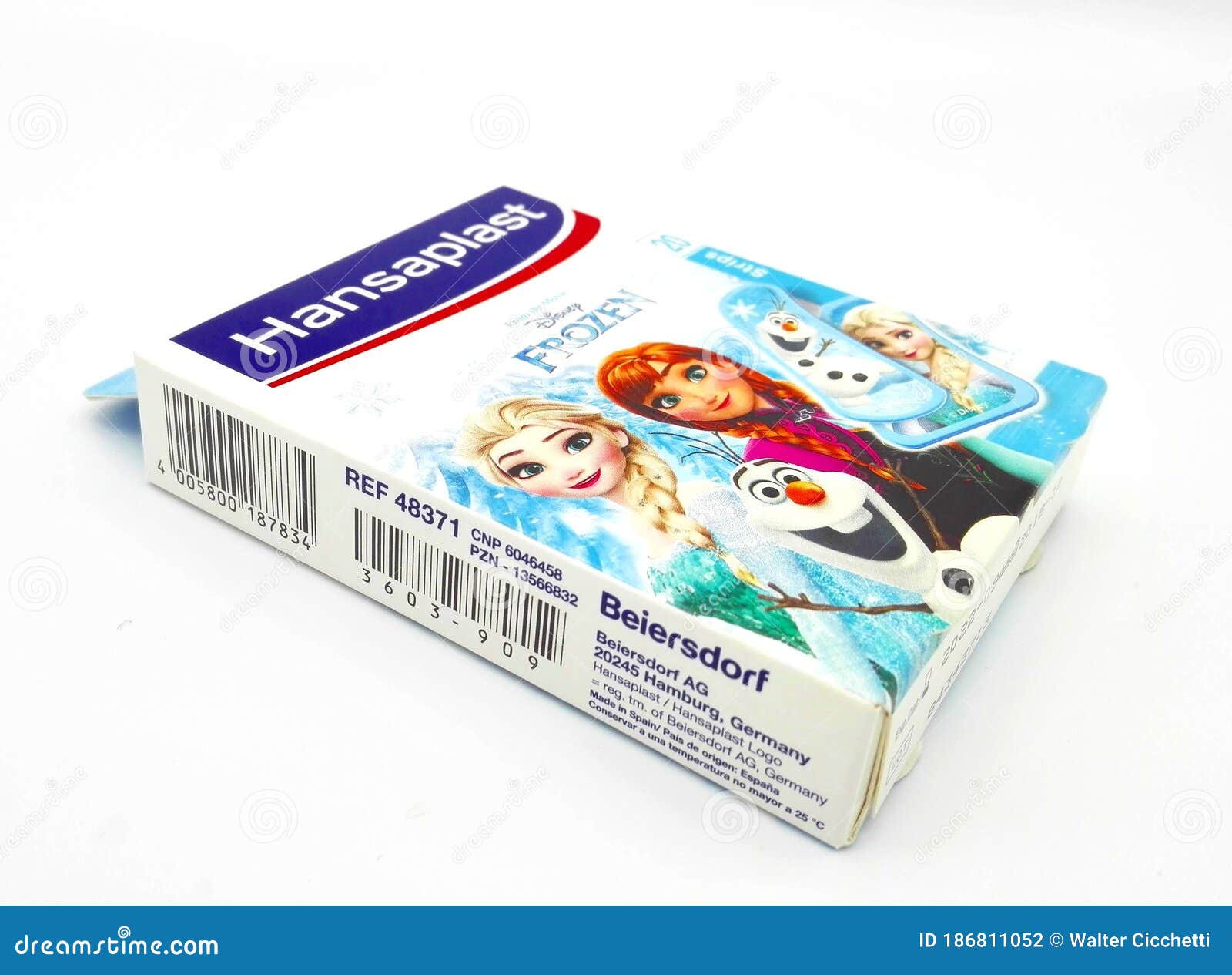 FROZEN Disney Box of Hansaplast Bandage Strips Produced by Beiersdorf ...