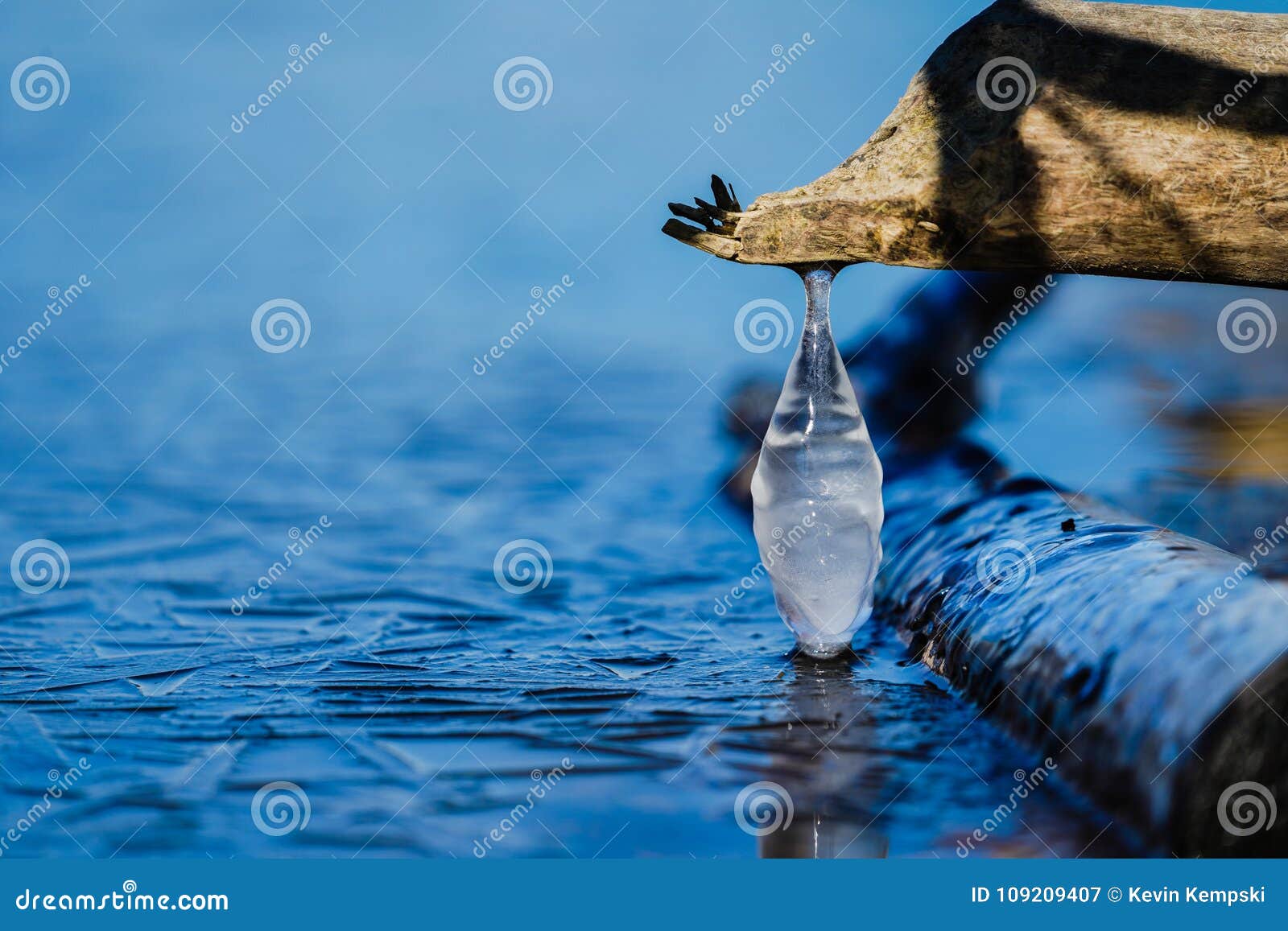 Ice Drop stock image. Image of drop, reflection, water - 109209407