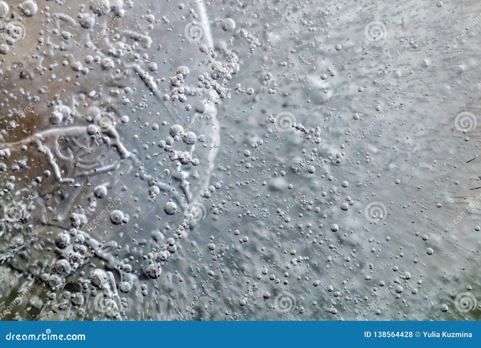 The Frozen Drops in the Ice Stock Photo - Image of nasa, monochrome ...