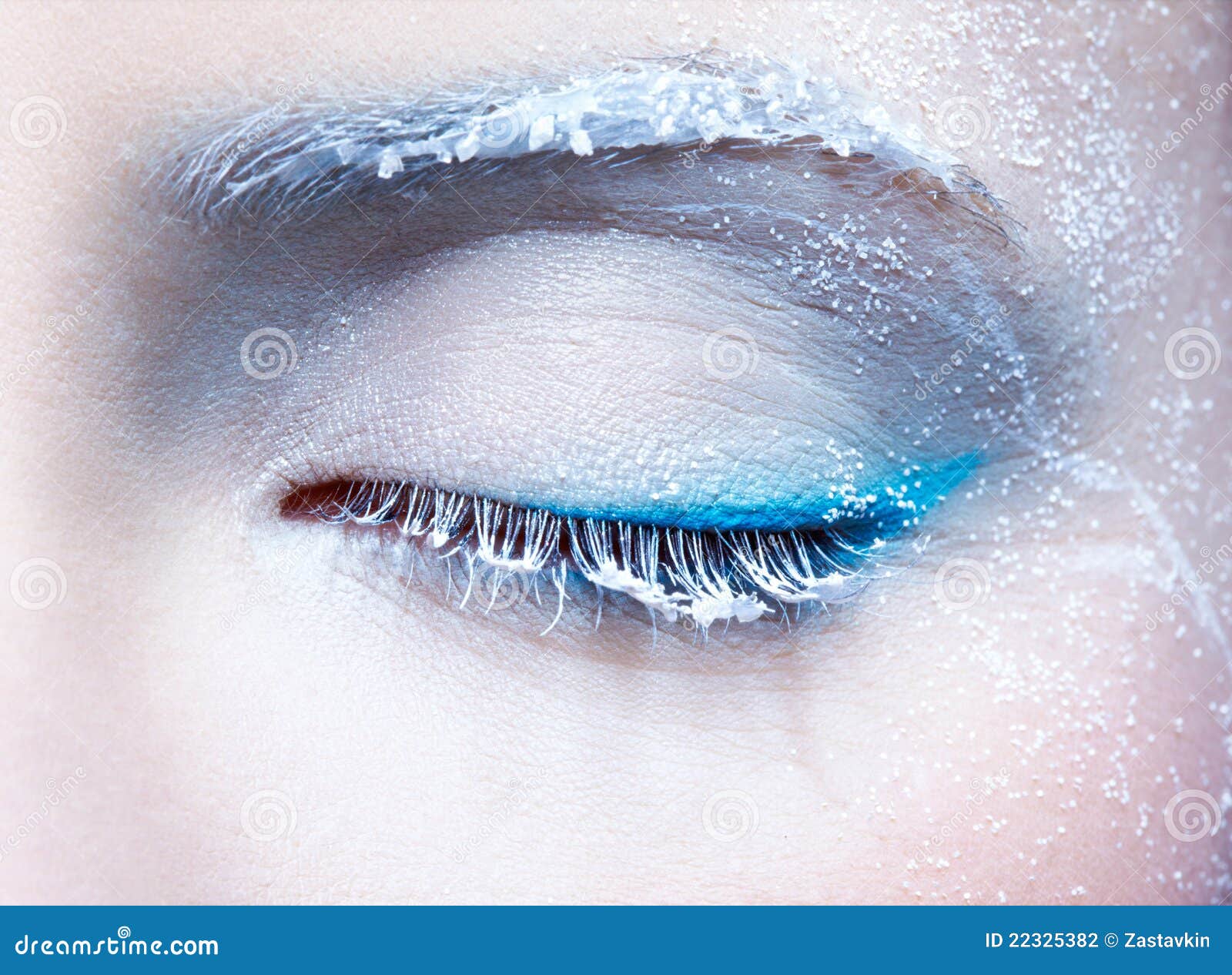 Frozen eye zone makeup stock photo. Image of beauty, glamour - 22325382