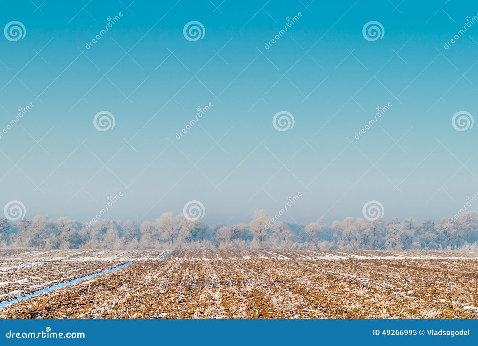 Frozen field in Kyrgyzstan stock image. Image of industry - 49266995