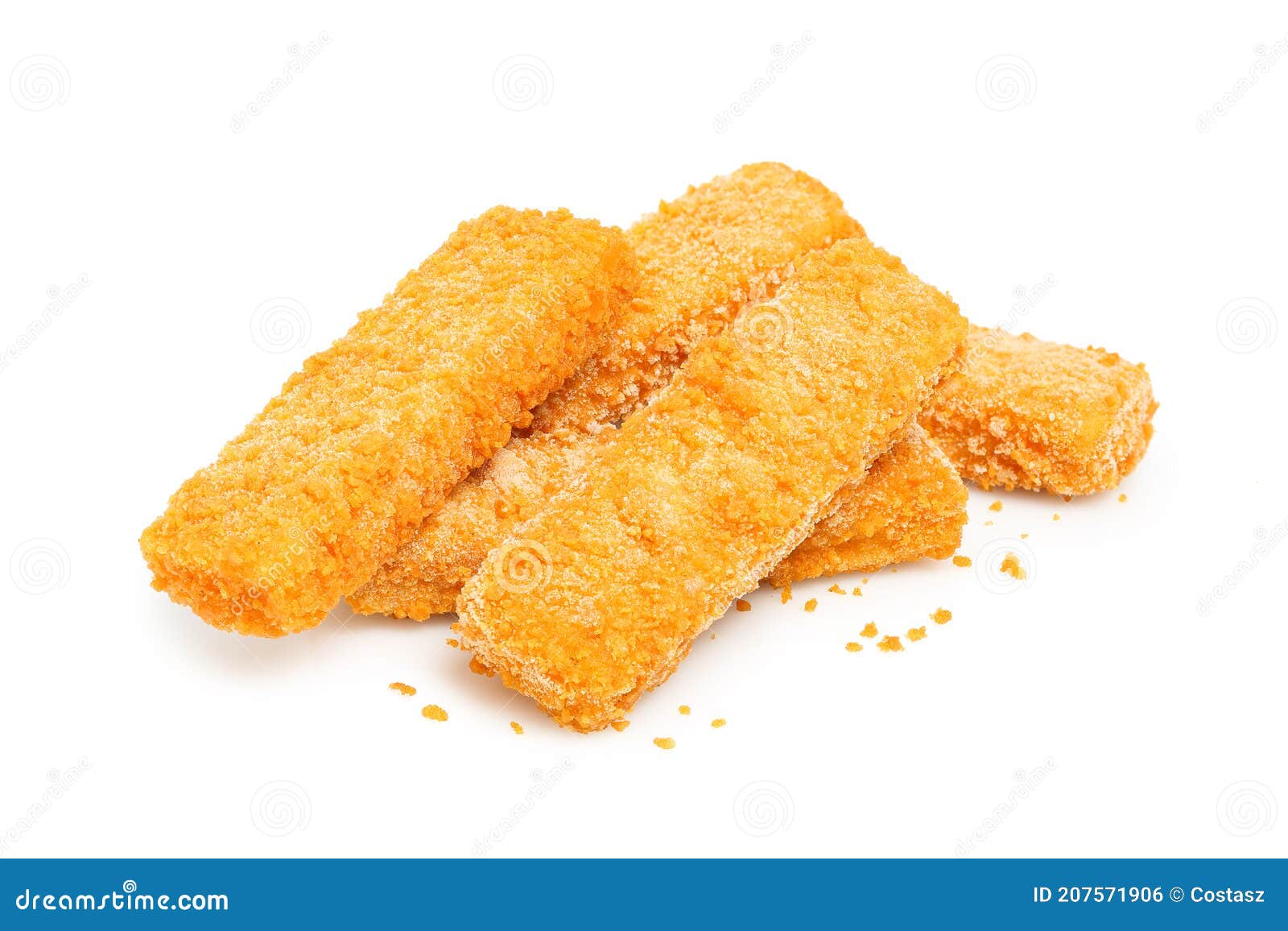 Frozen fish sticks stock photo. Image of appetizer, tasty - 207571906