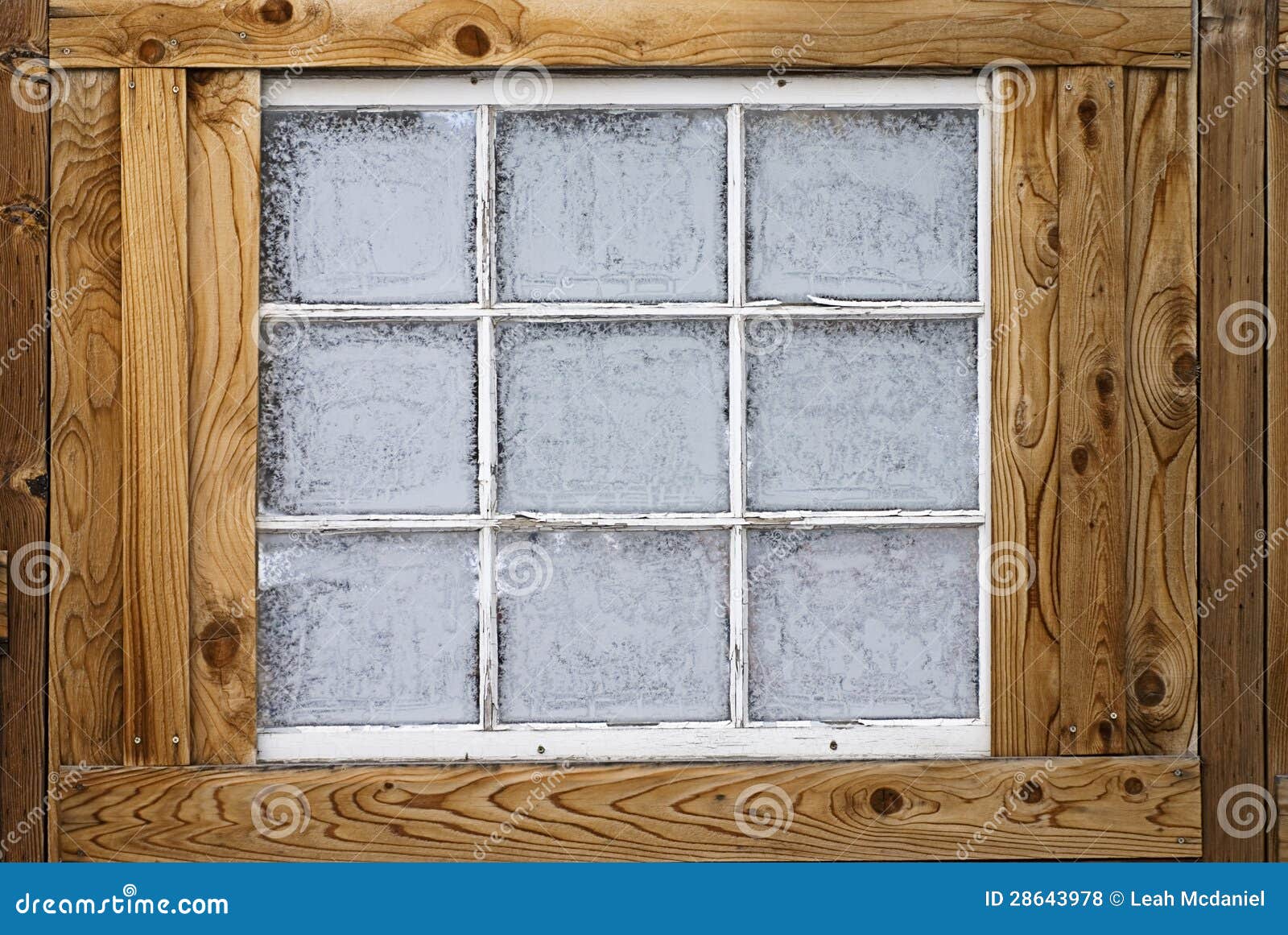 Frozen Fog Ice Crystals on Window Stock Photo - Image of building ...