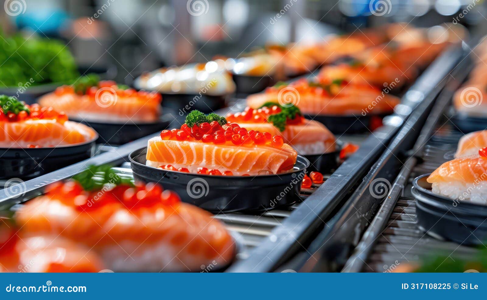 Frozen Food Processing Line on Conveyor Belt for Efficient Production ...