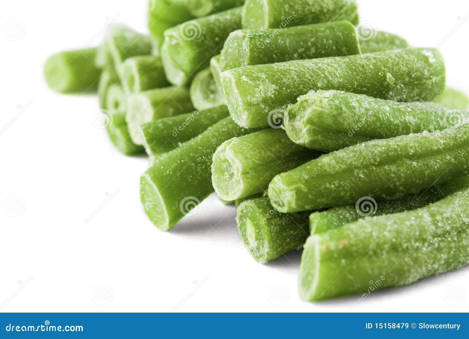 Frozen french beans stock image. Image of slice, isolated - 15158479