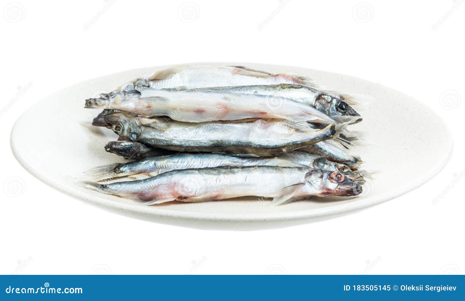 Frozen and Freshly Caught Capelin Closeup Stock Image - Image of food ...