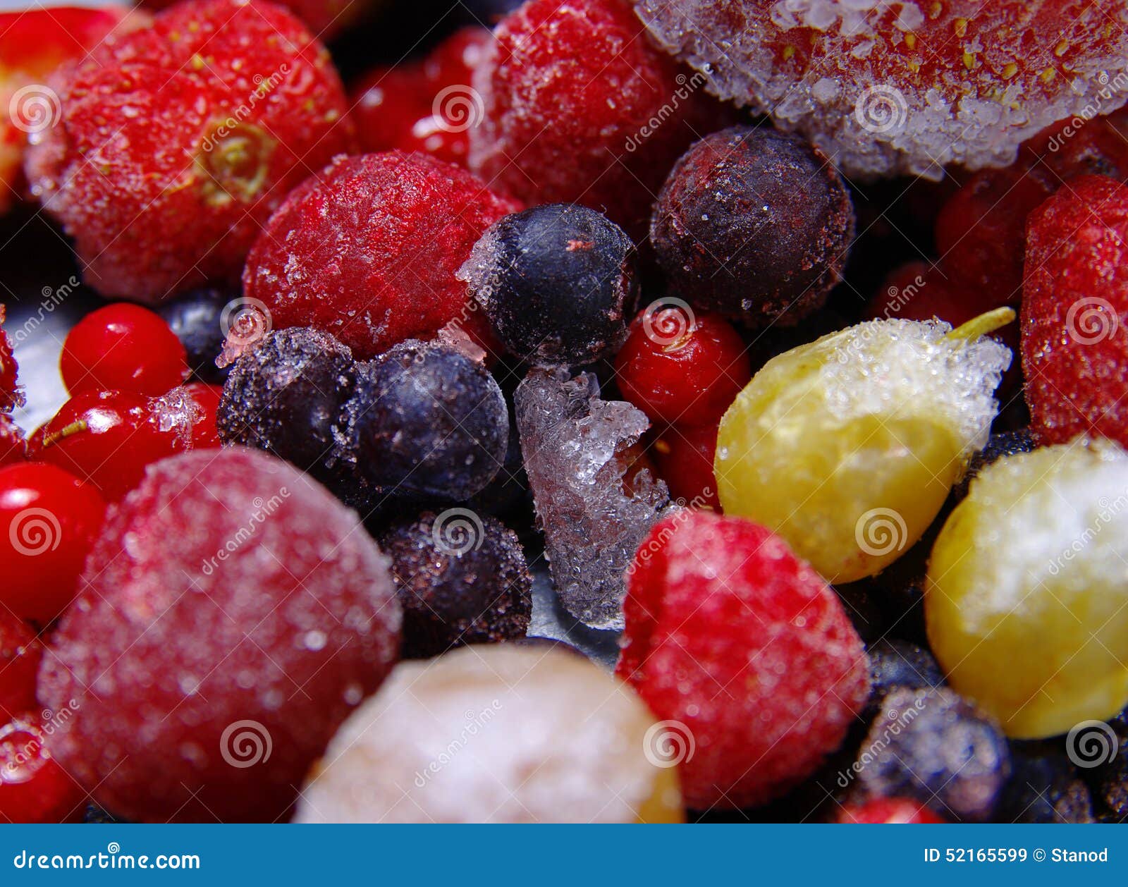 Frozen fruit stock image. Image of food, vitamins, cold - 52165599