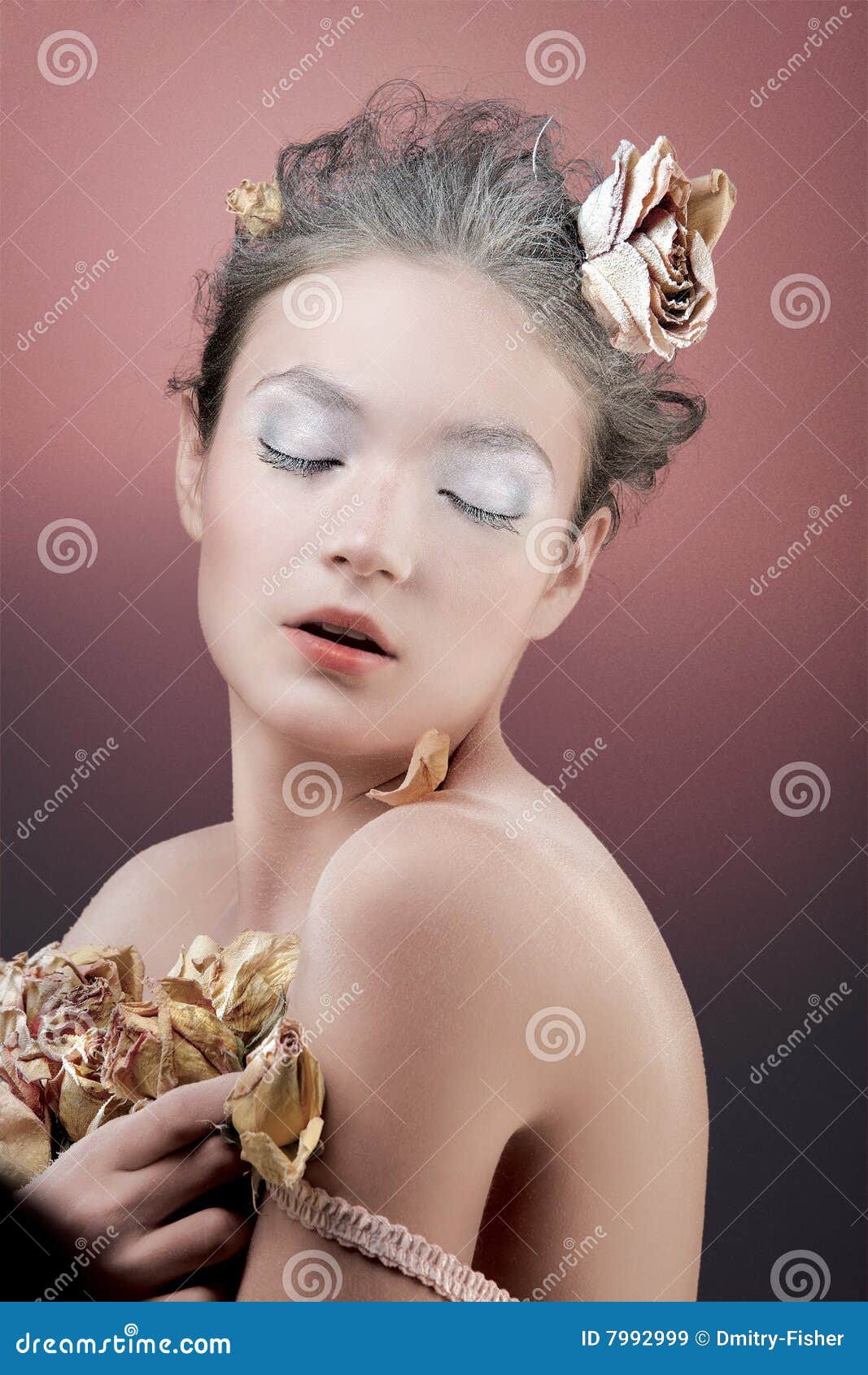 Frozen Girl. stock image. Image of freshness, beautiful - 7992999