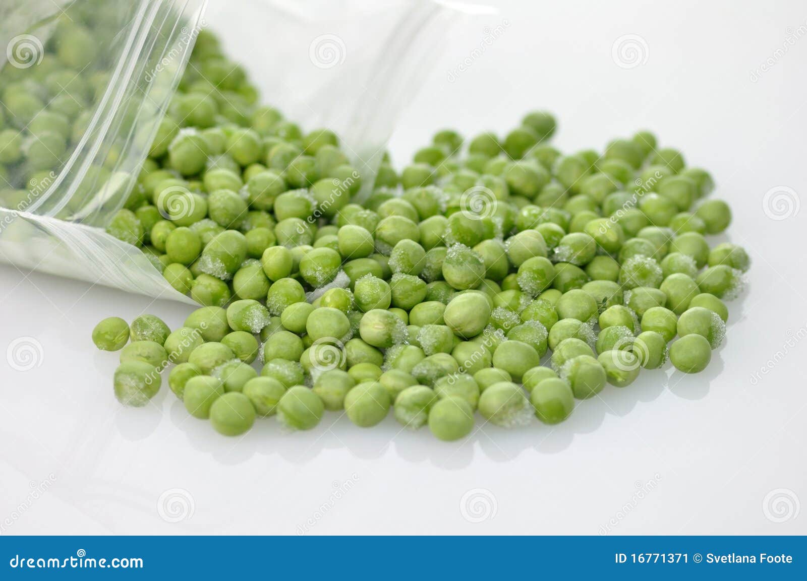 Frozen Green Peas stock image. Image of ingredient, green - 16771371