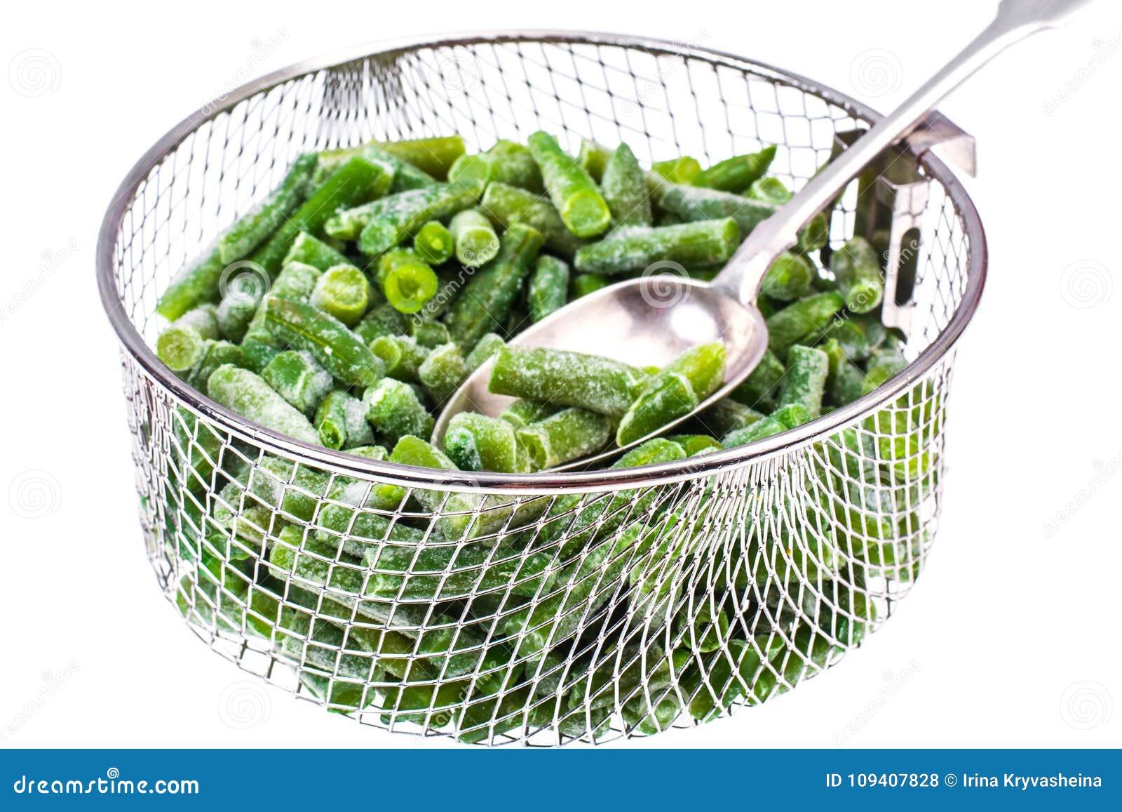 Frozen green string beans stock photo. Image of frozen - 109407828
