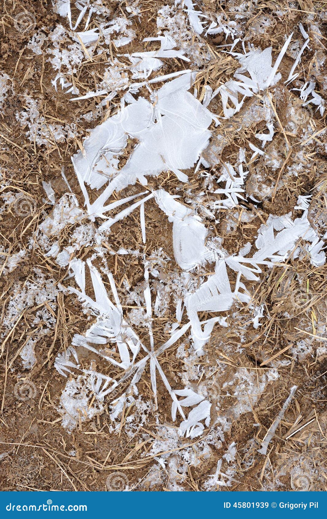 Frozen ground stock image. Image of background, cool - 45801939