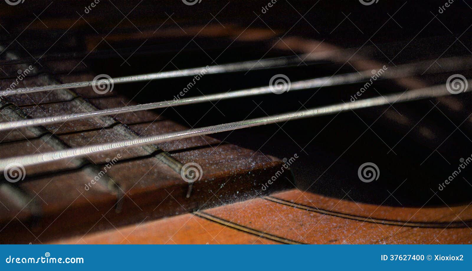 Frozen Guitar stock photo. Image of instrument, wooden - 37627400