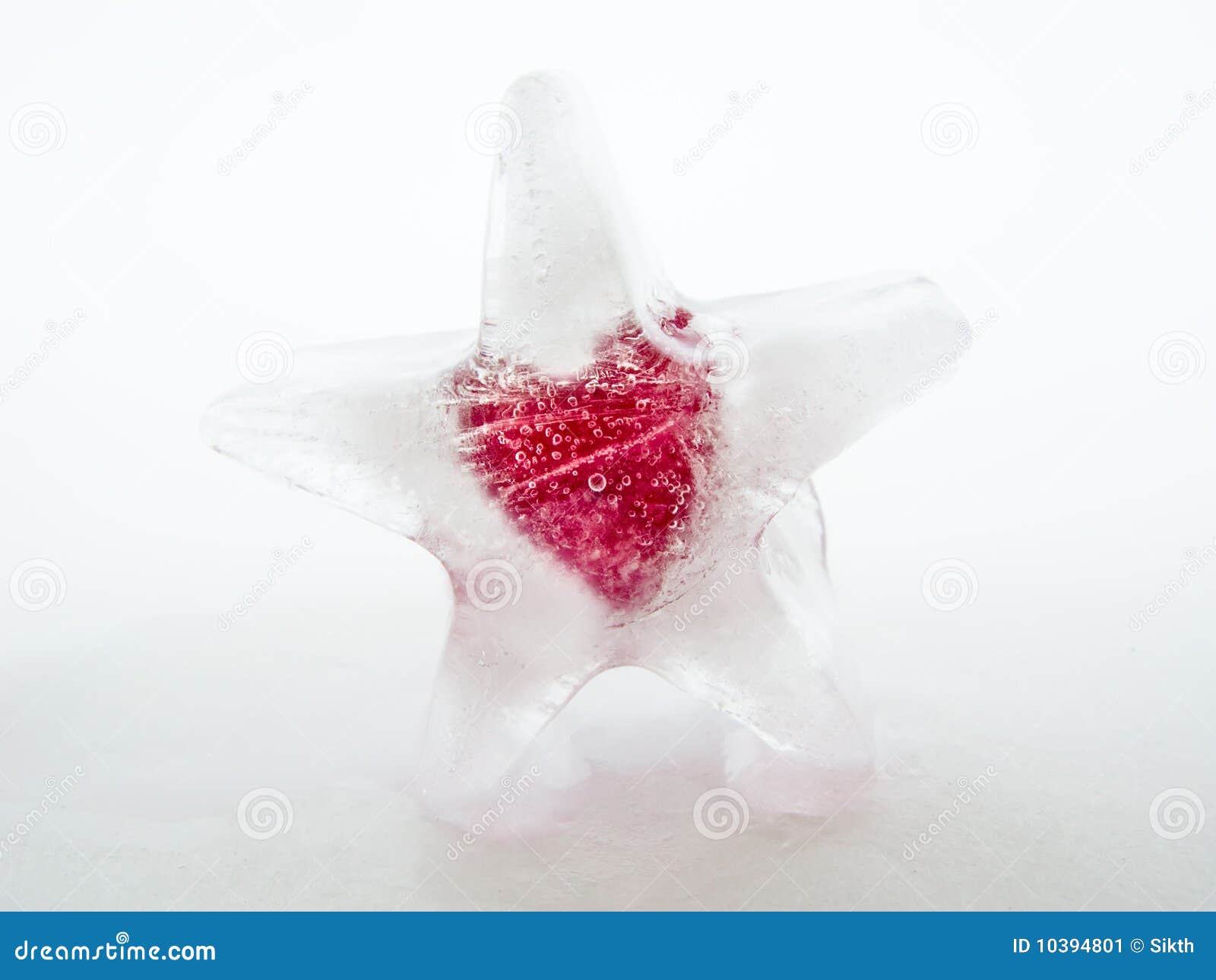 Frozen Heart stock image. Image of passion, card, bright - 10394801