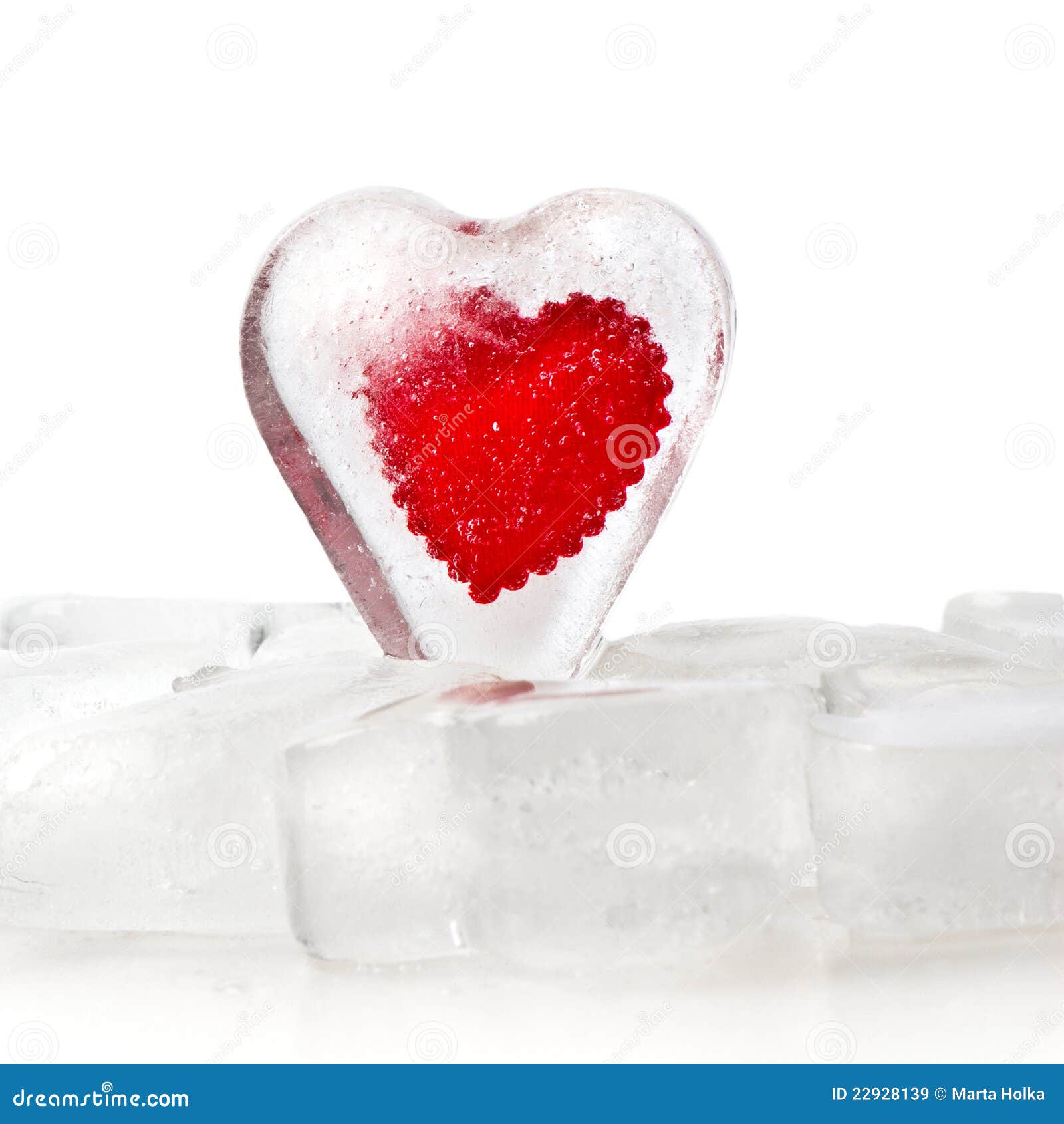 Frozen heart stock image. Image of grief, white, still - 22928139