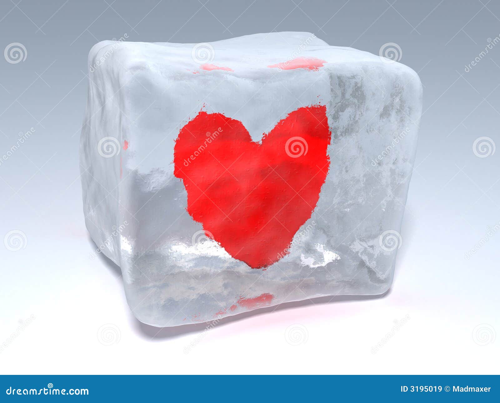Frozen heart stock illustration. Illustration of sign - 3195019
