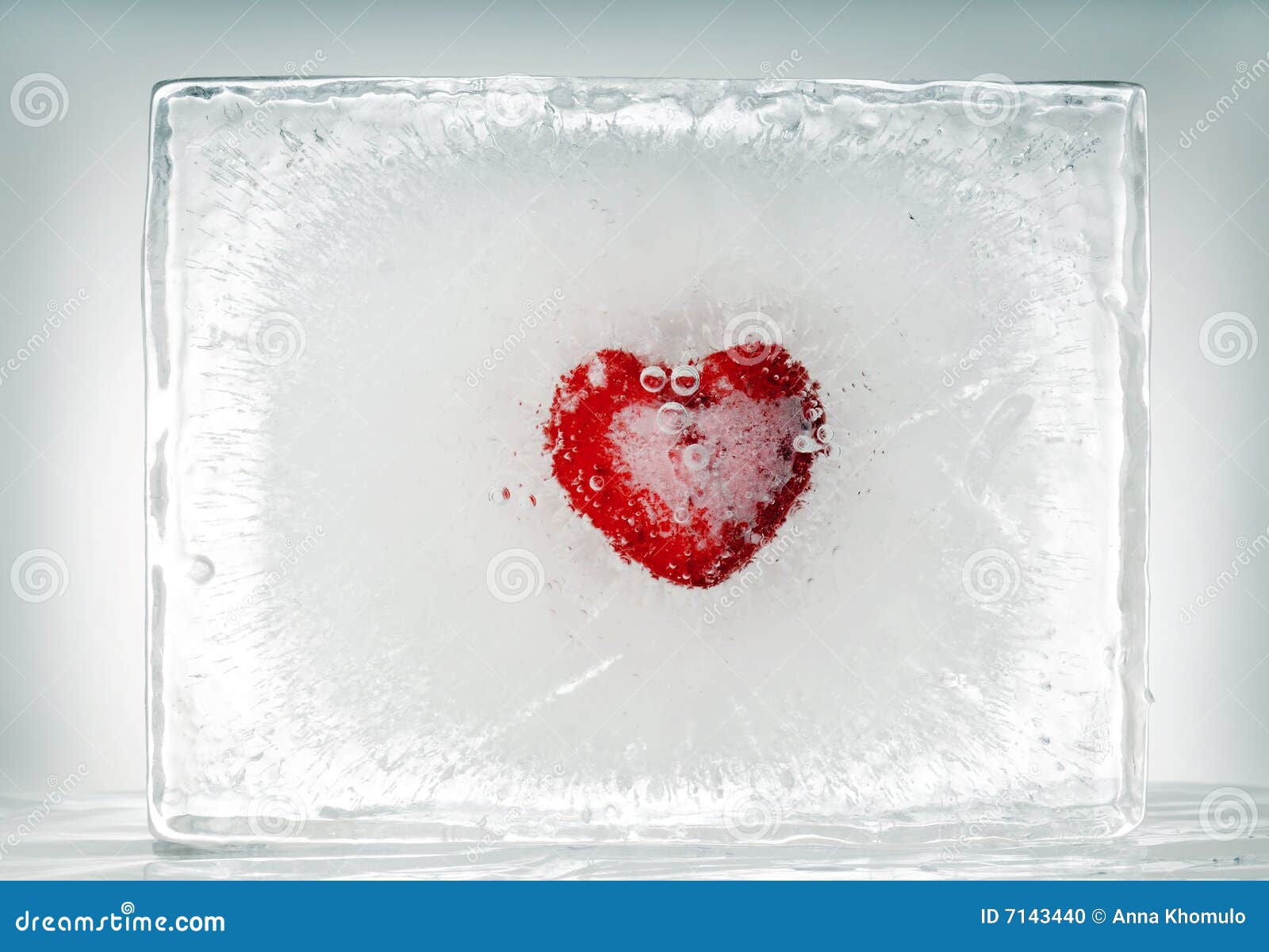 Frozen heart stock photo. Image of concept, transparent - 7143440