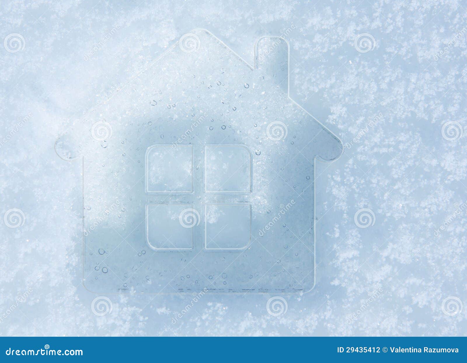 Frozen house. stock photo. Image of white, december, frost - 29435412