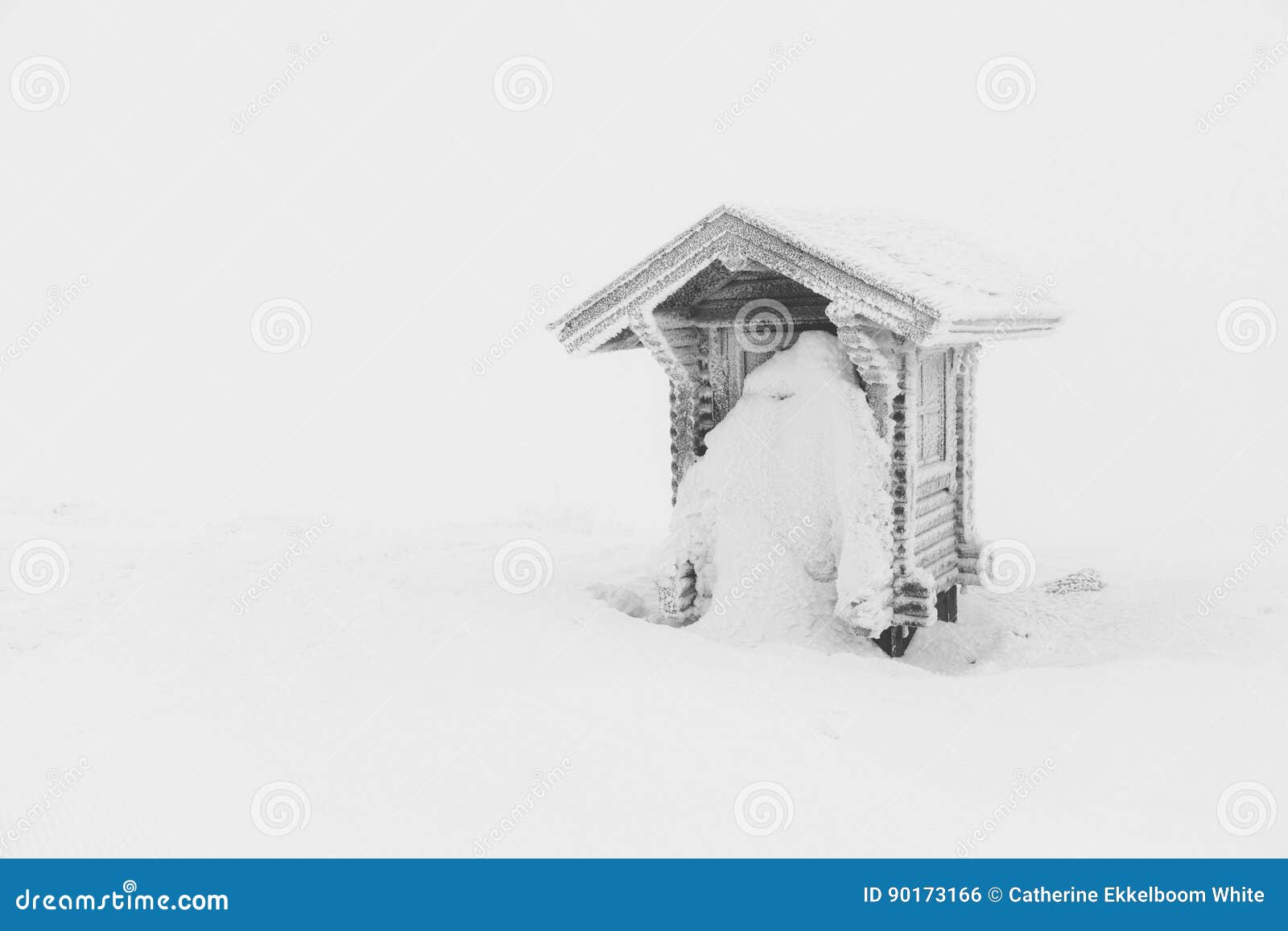 A Frozen Hut stock photo. Image of levi, wonderland, trees - 90173166