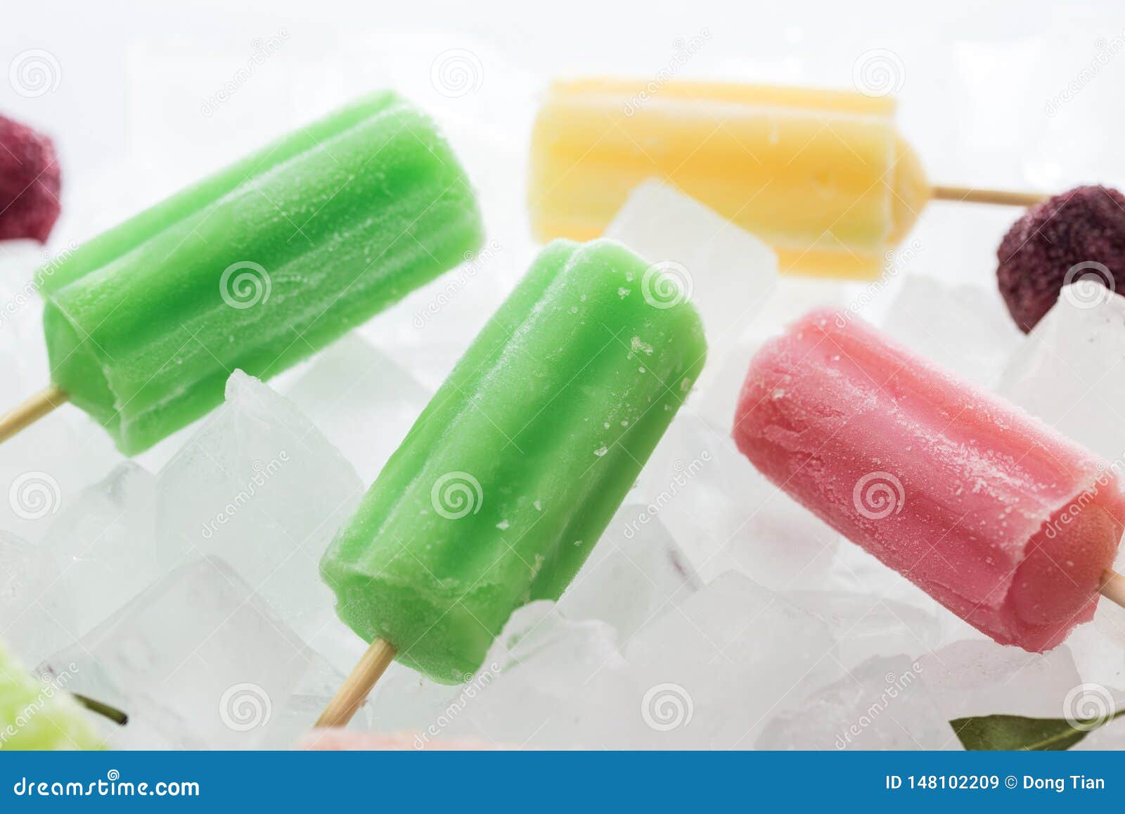 Frozen ice cream stock image. Image of lemon, dairy - 148102209