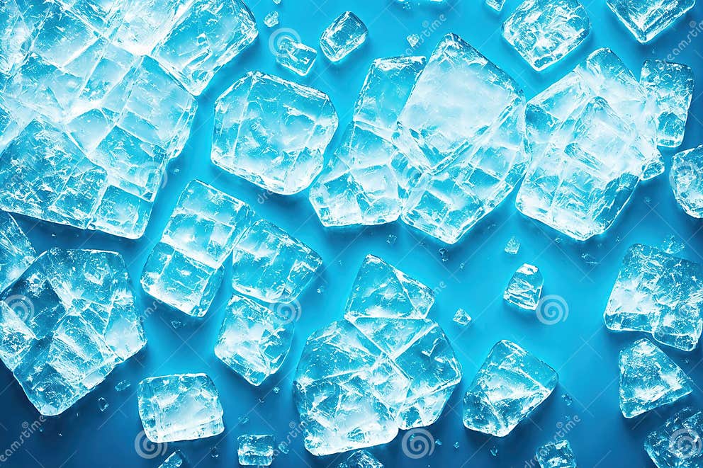Frozen Ice Cubes stock image. Image of cube, freezing - 313748043