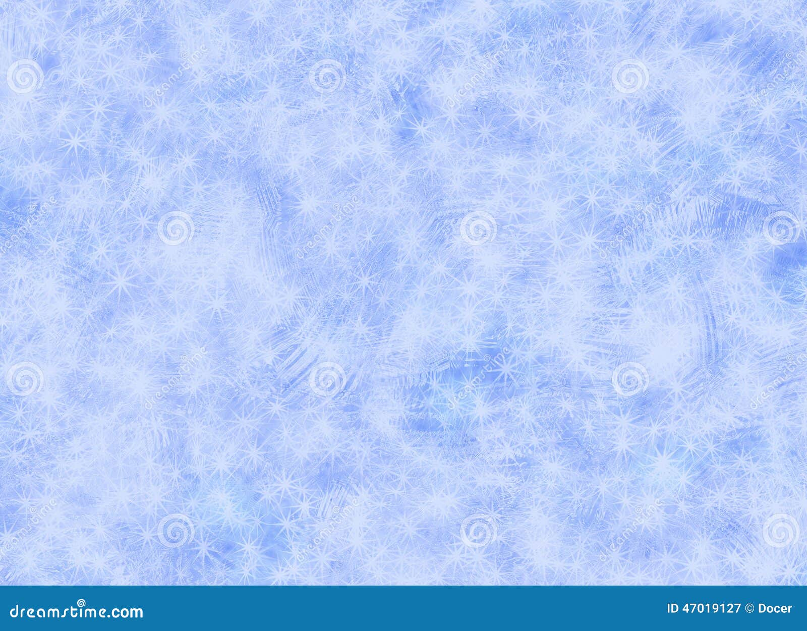 Frozen Ice Glass Abstract Winter Texture with Stars Stock Illustration ...