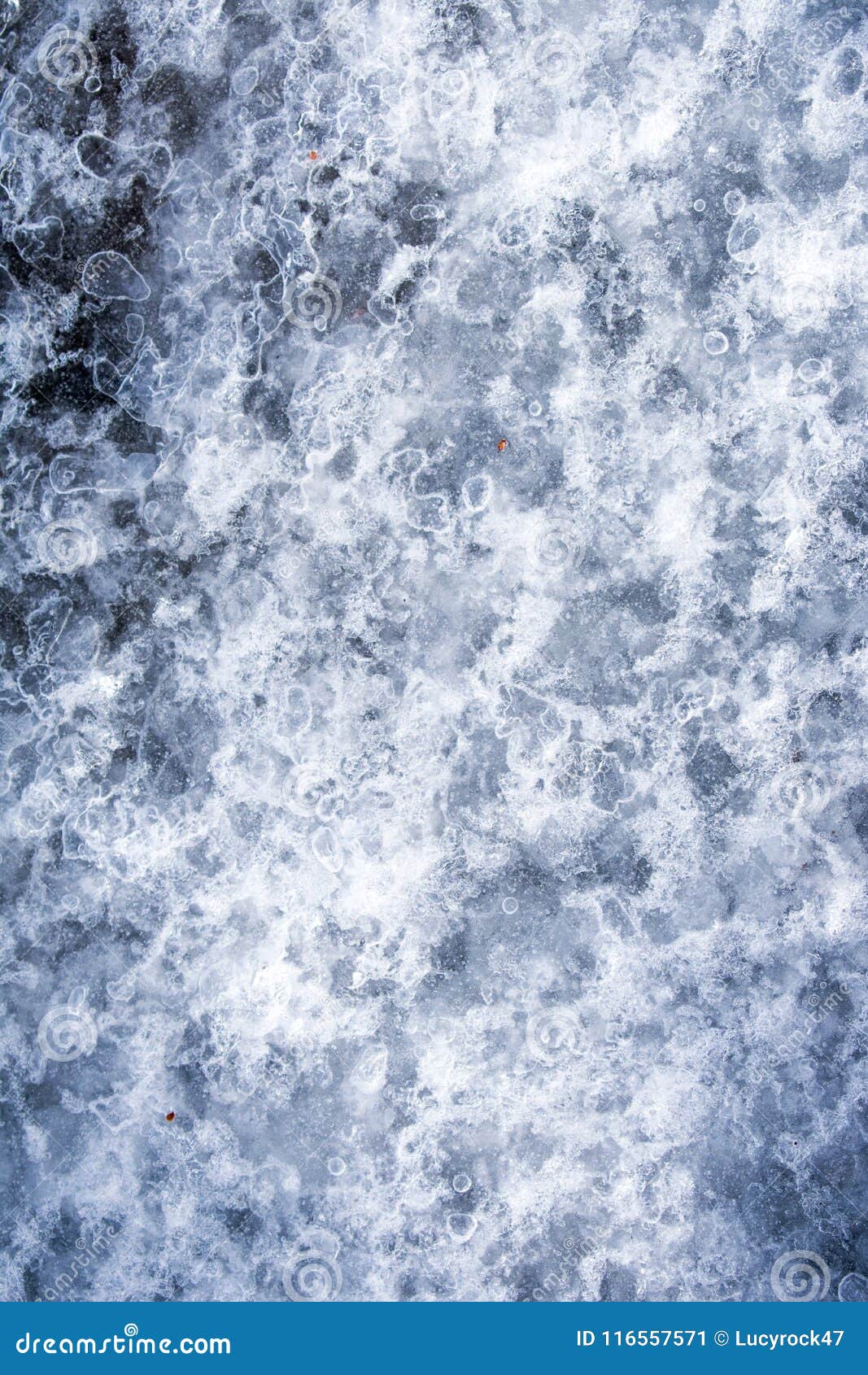Frozen Ice on the Ground, Good for a Background Stock Image - Image of ...