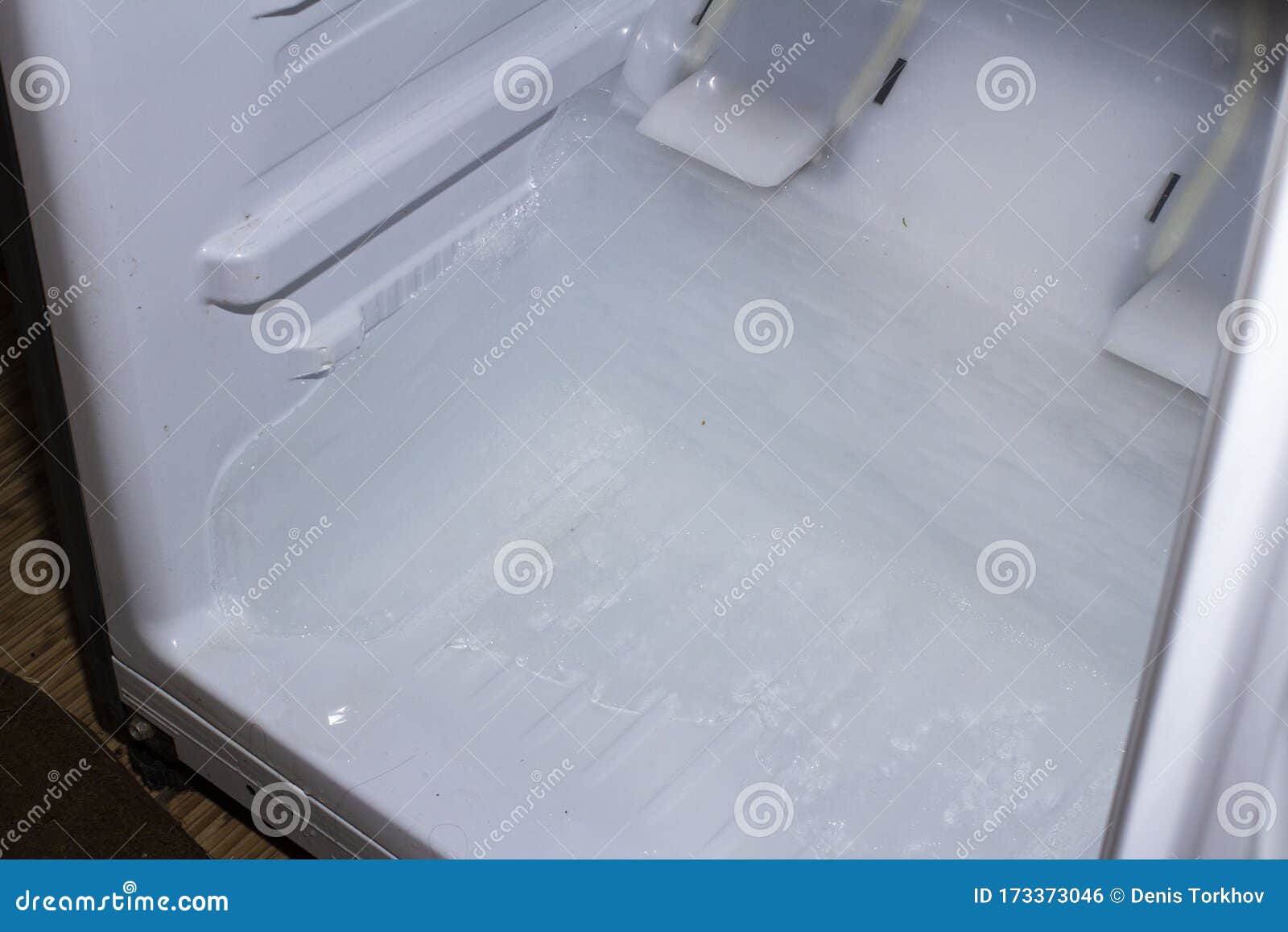 Refrigerator Chamber With Steel Shelves In A Restaurant Stock ...