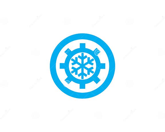 Frozen Ice Logo Design Template Stock Vector - Illustration of mobile ...