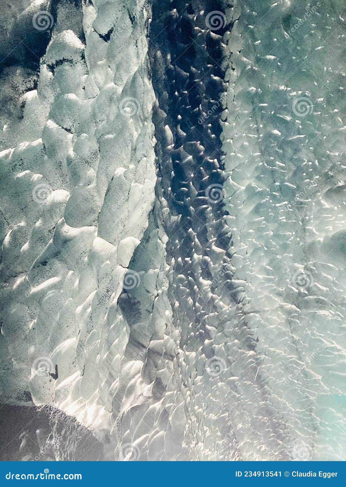 Ice Acro Photography in a Glacier in Iceland Stock Image - Image of ...
