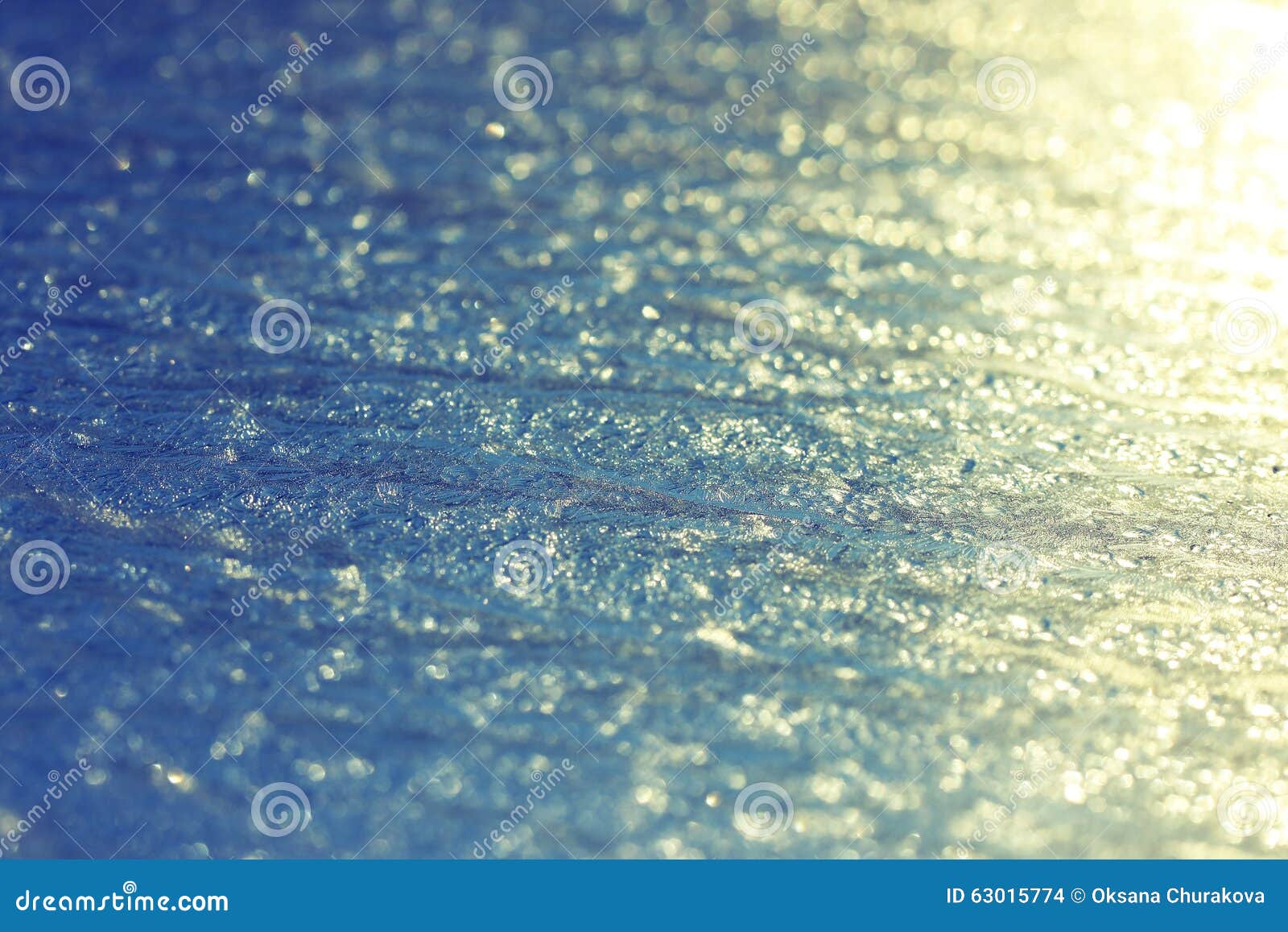Frozen ice surface stock photo. Image of christmas, frosted - 63015774