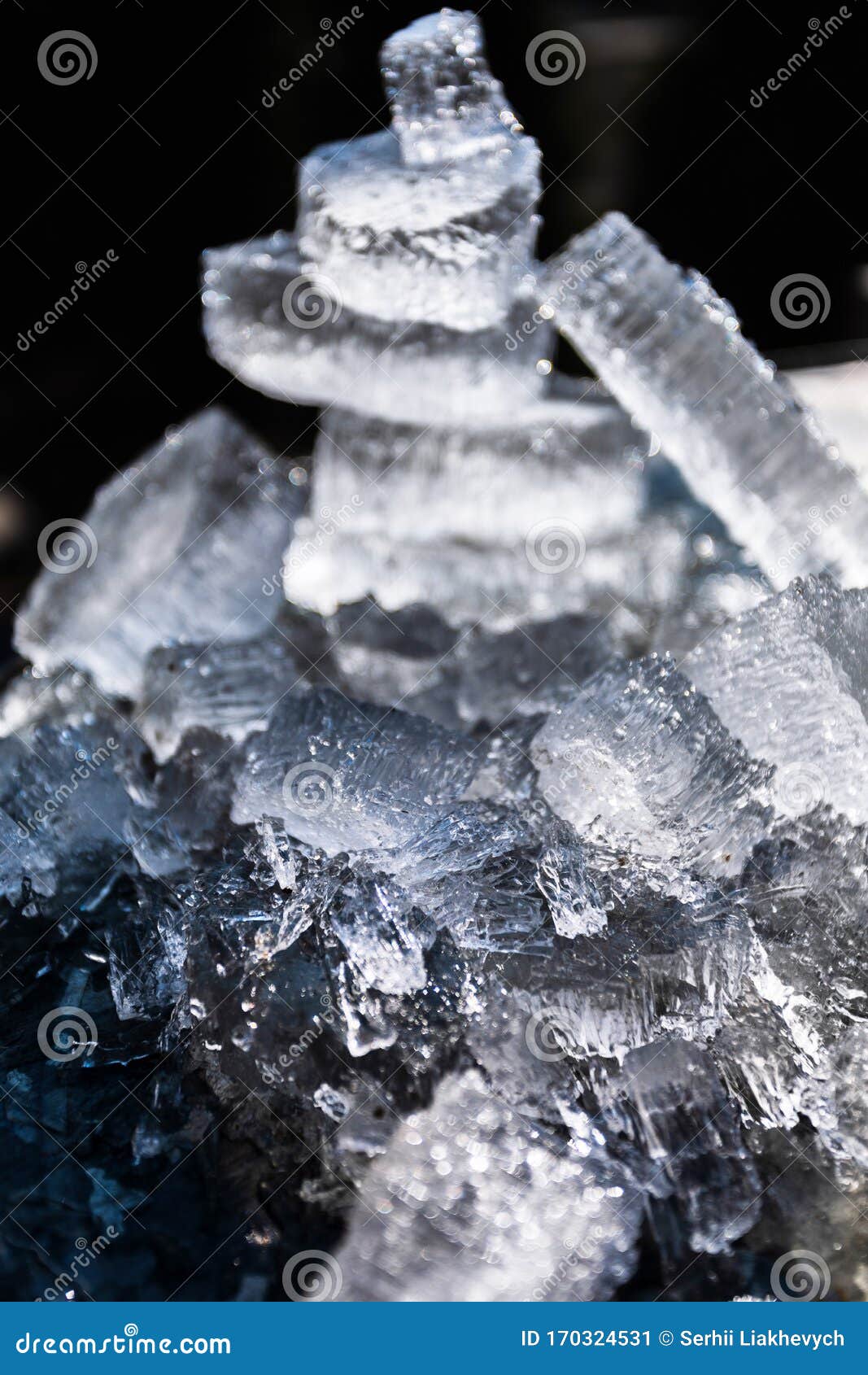 Frozen ice texture stock image. Image of liquid, arctic - 170324531