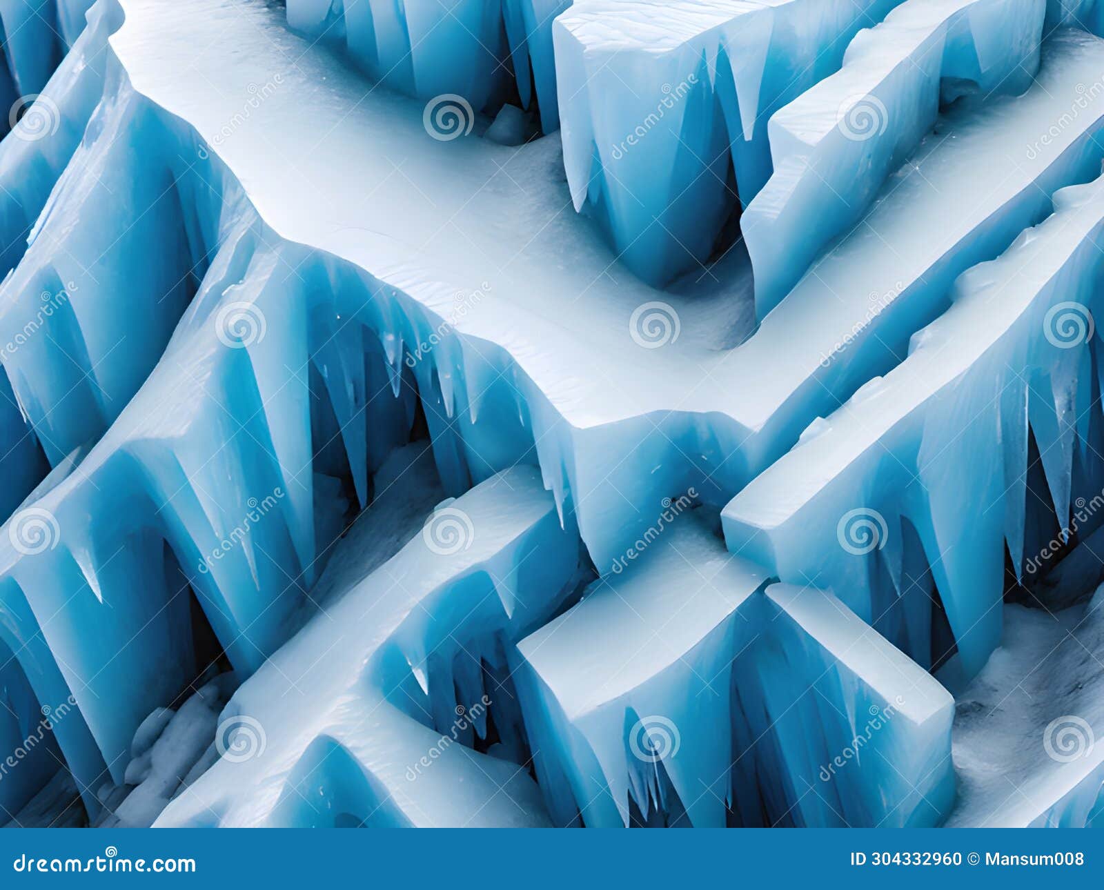 Frozen Ice Texture Background Stock Illustration - Illustration of cool ...