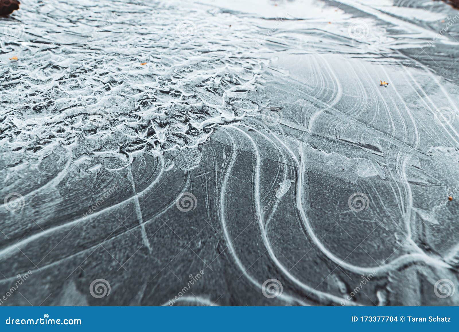 Frozen Ice Texture in Winter River Water Stock Photo - Image of design ...