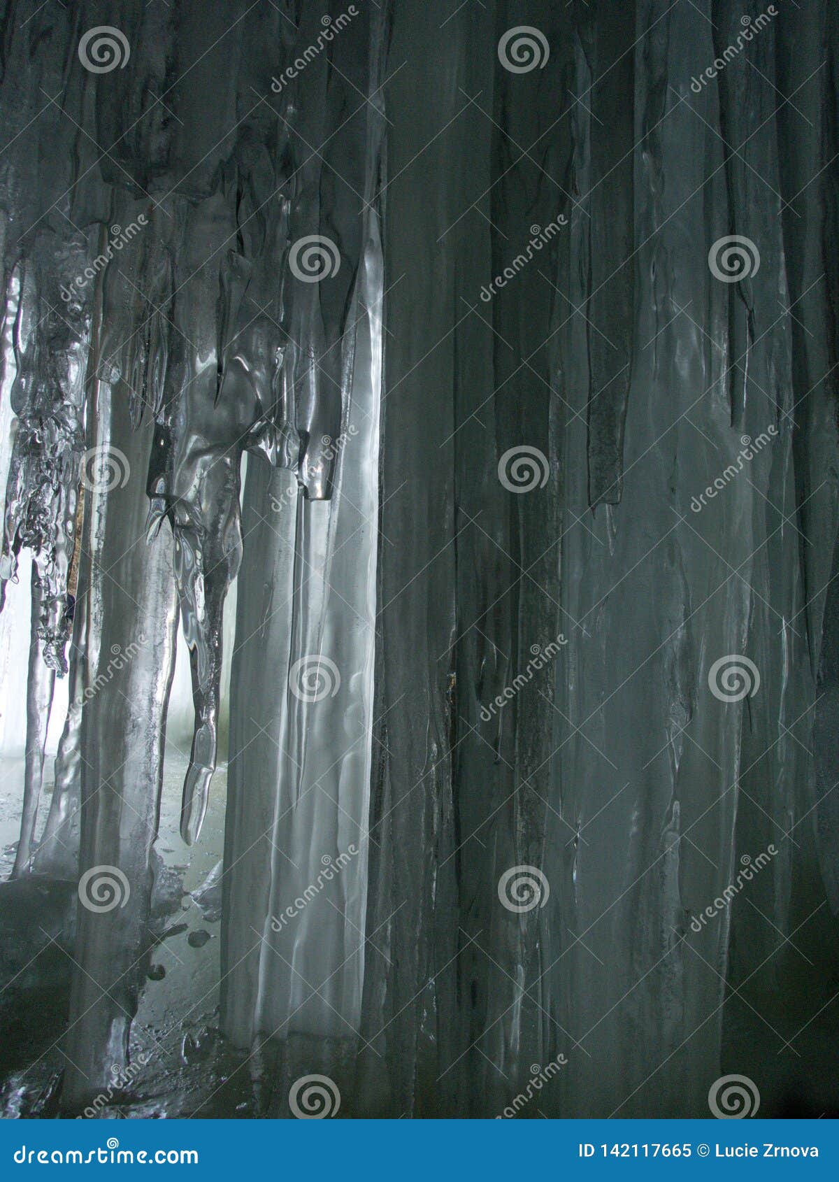 Frozen Icicles in Beautiful Shapes Stock Image - Image of amazing ...