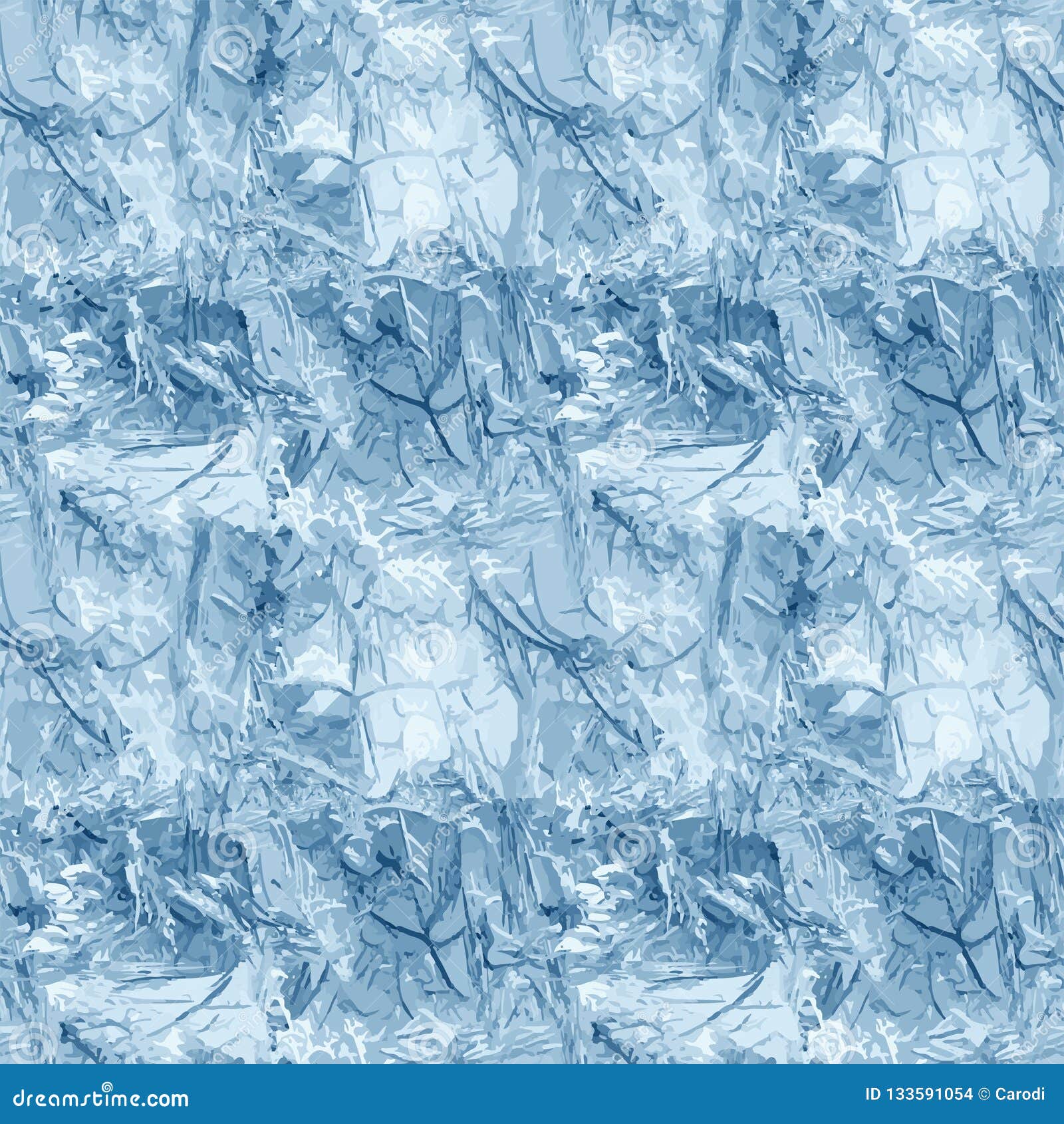 Frozen Icing Seamless Pattern, Vector Stock Vector - Illustration of ...