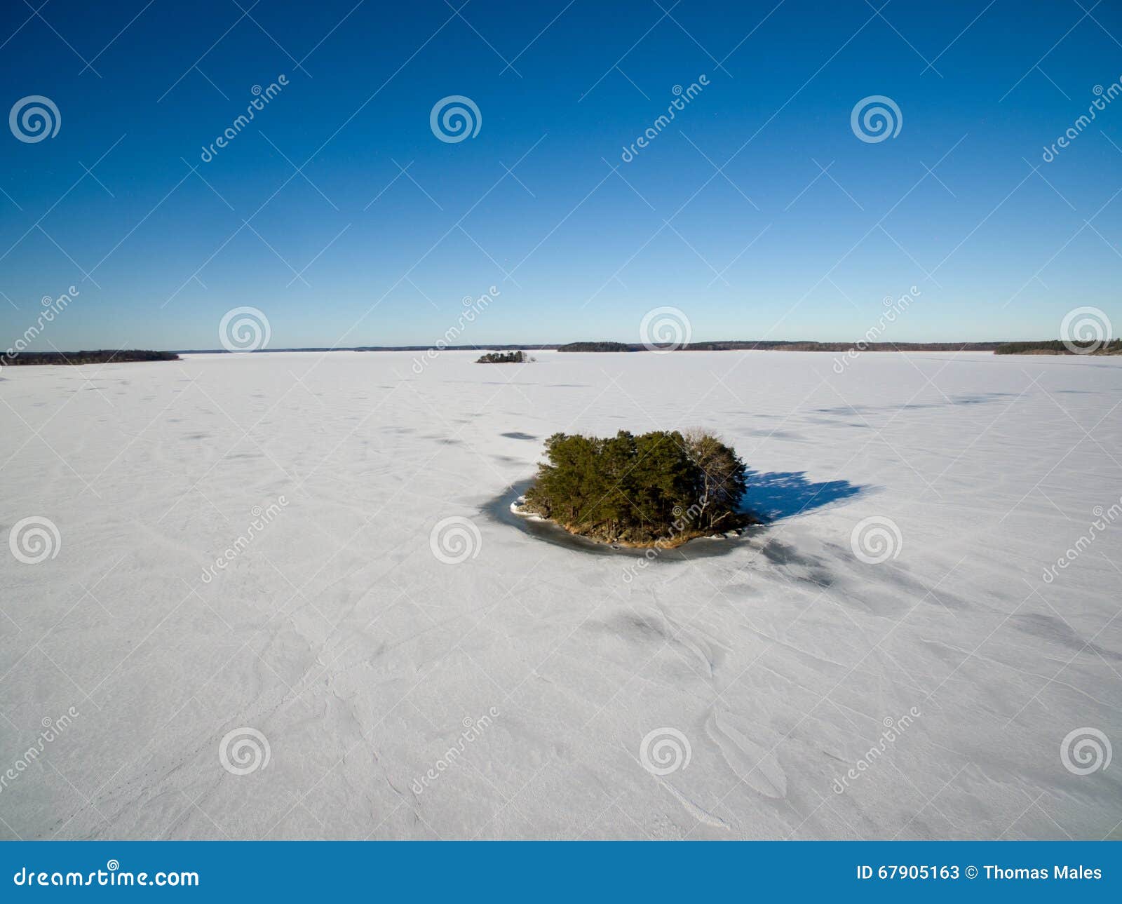 Frozen Island stock image. Image of land, horizon, panoramic - 67905163