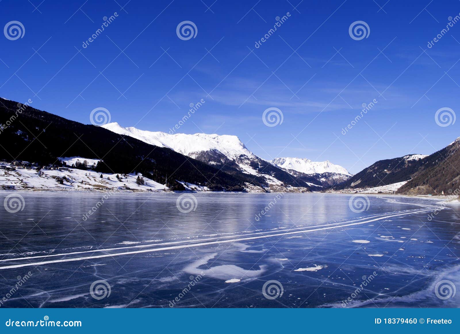 Frozen lake stock photo. Image of clean, calm, shore - 18379460