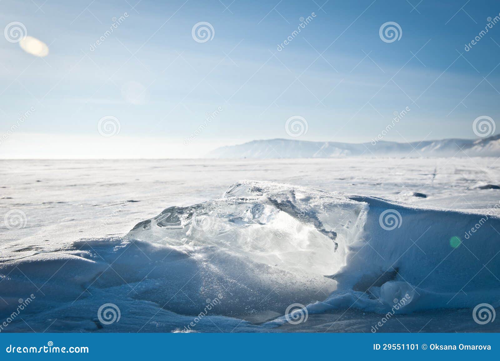 Frozen lake stock image. Image of lake, landscape, cold - 29551101