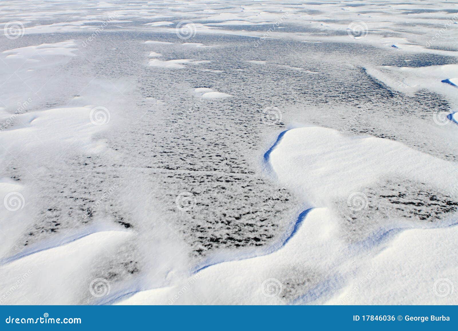 Frozen Lake Background and Texture Stock Photo - Image of black, cold ...