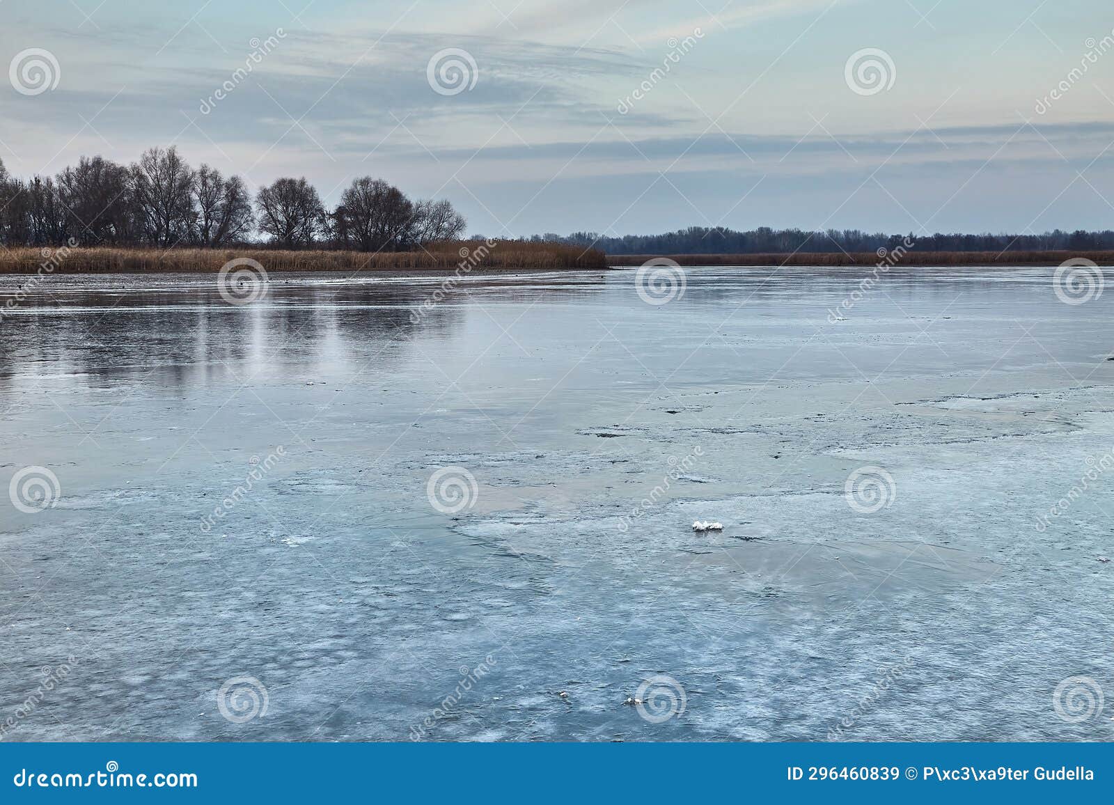 Frozen lake ice surface stock image. Image of natural - 296460839