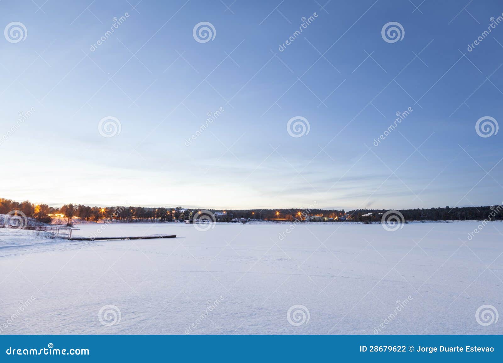 Frozen Lake Inari, Inari, Finland Stock Photo - Image of boat, frozen ...