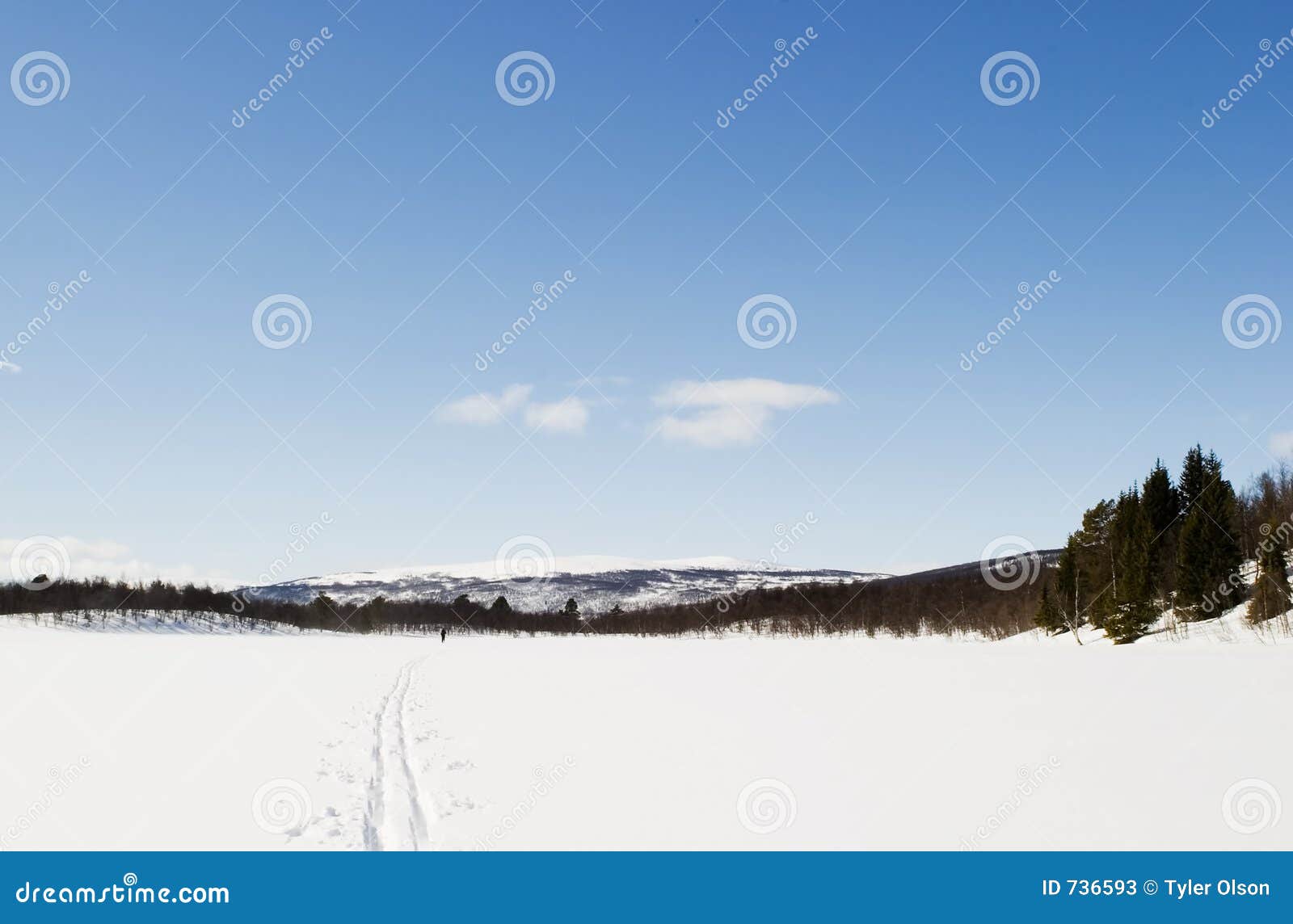 Frozen Lake Landscape stock image. Image of scenic, chill - 736593