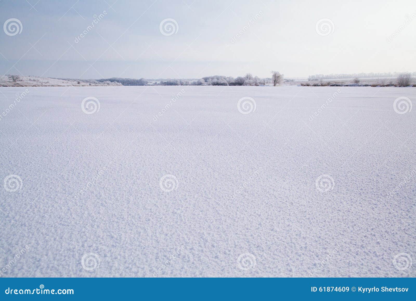 Frozen lake with snow stock image. Image of travel, beautiful - 61874609