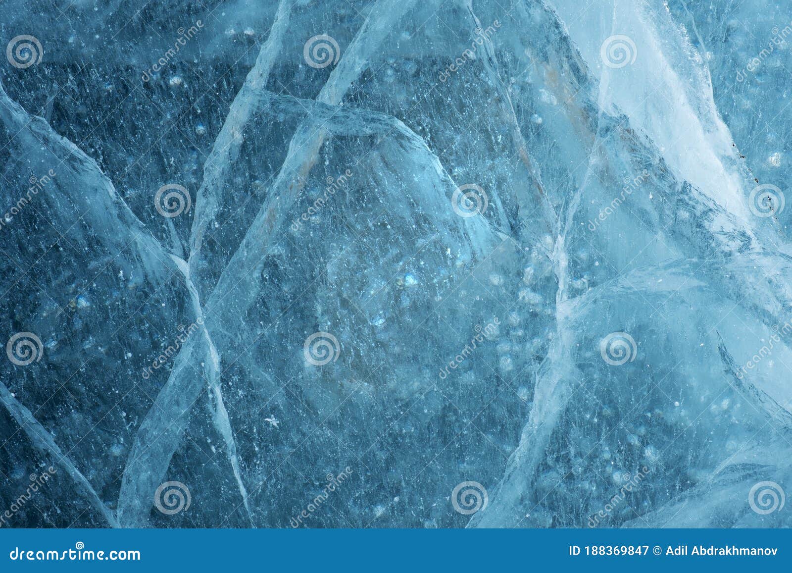 Frozen Lake Surface. Cracked Ice Stock Image - Image of cracked ...